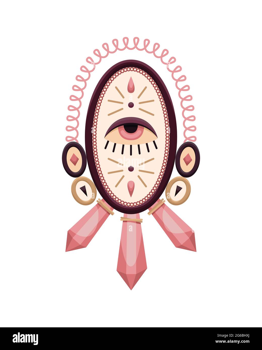 Talisman interior design Stock Vector Images - Alamy
