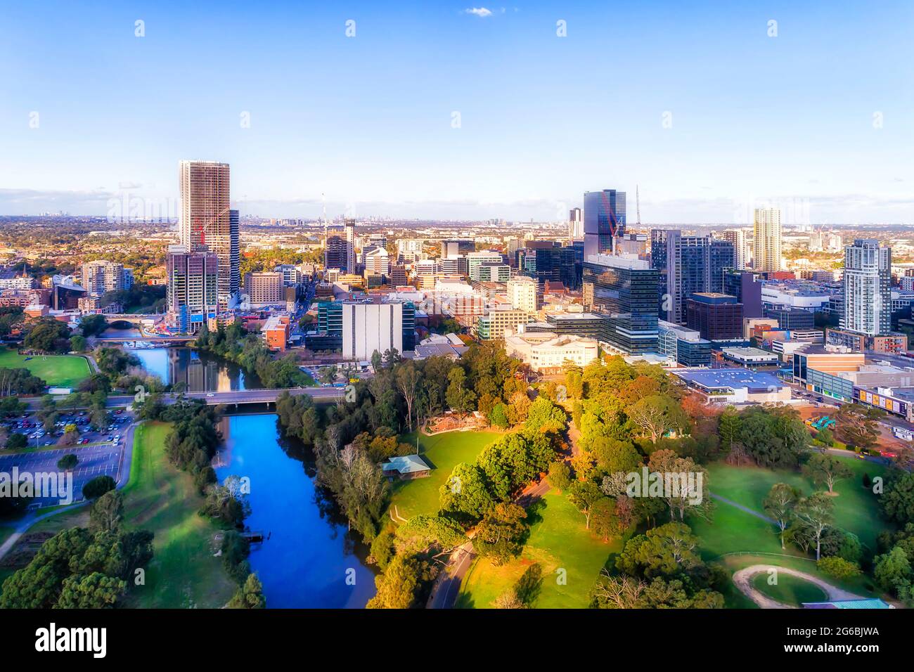 Western sydney aerial hi-res stock photography and images - Alamy