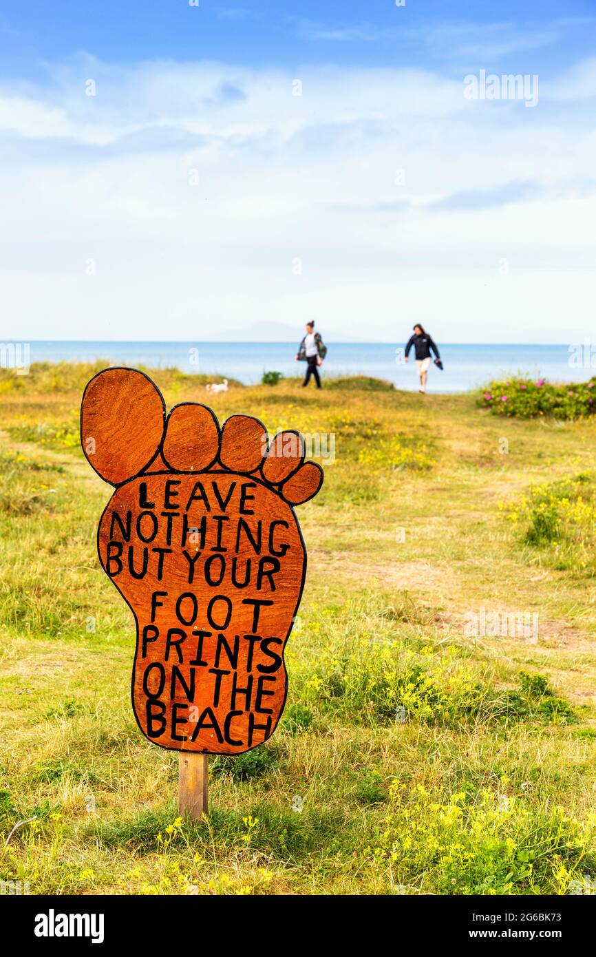 Beach warning sign pollution hi-res stock photography and images - Alamy