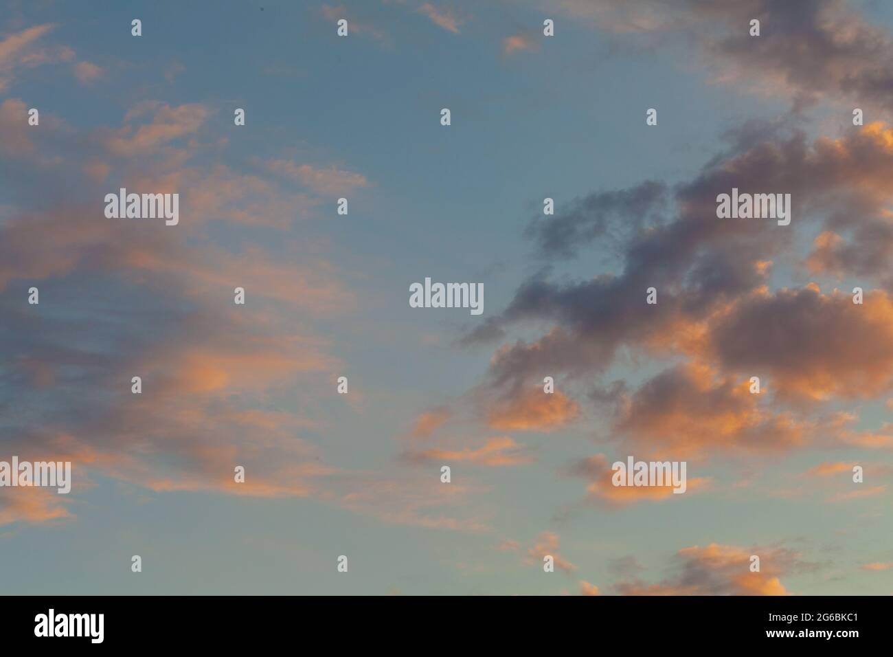 Cumulus clouds at sunset hi-res stock photography and images - Alamy