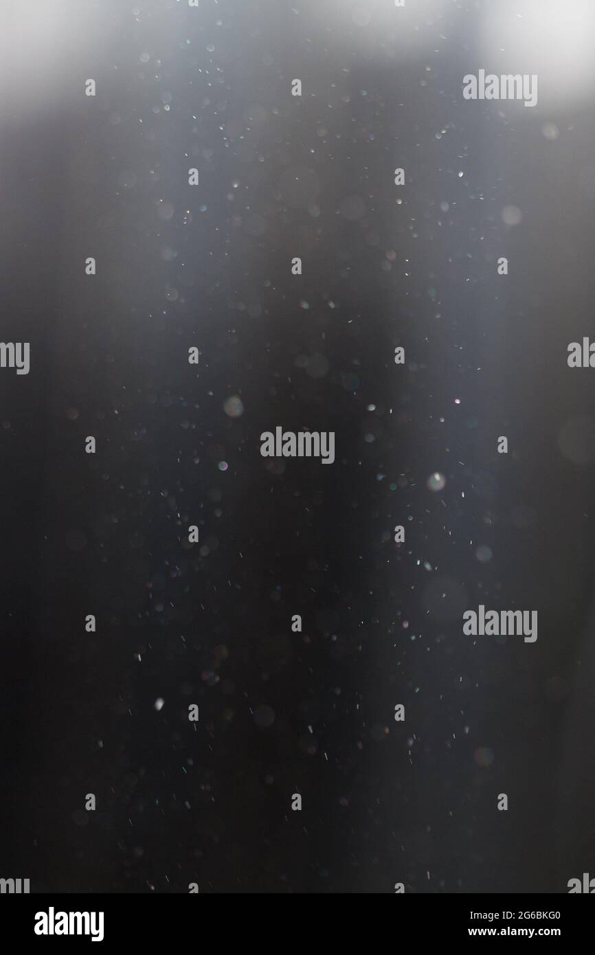 Dust in the room, in the sunlight from the window, in the Stock Photo ...