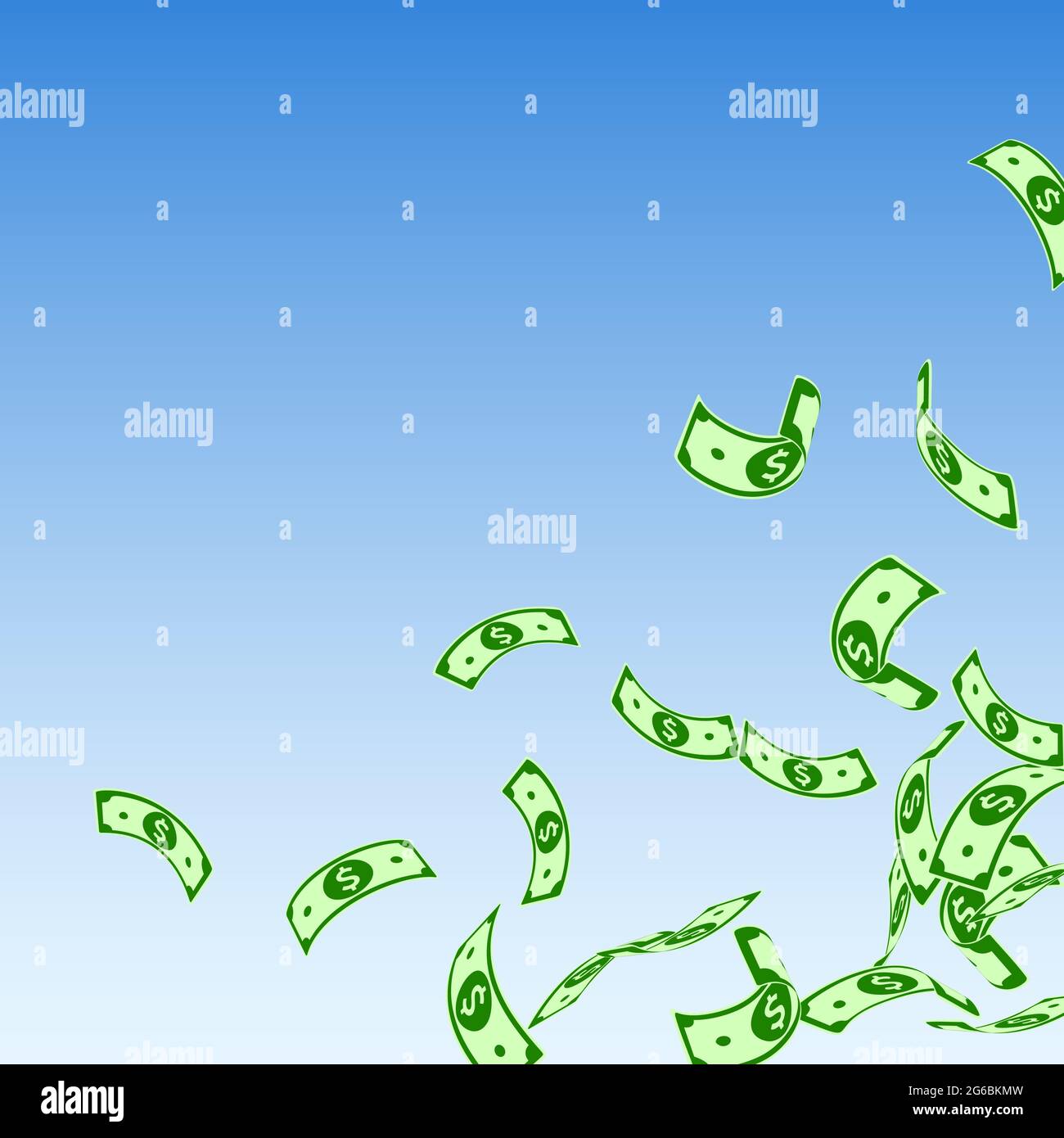 American money floating Stock Vector Images - Alamy