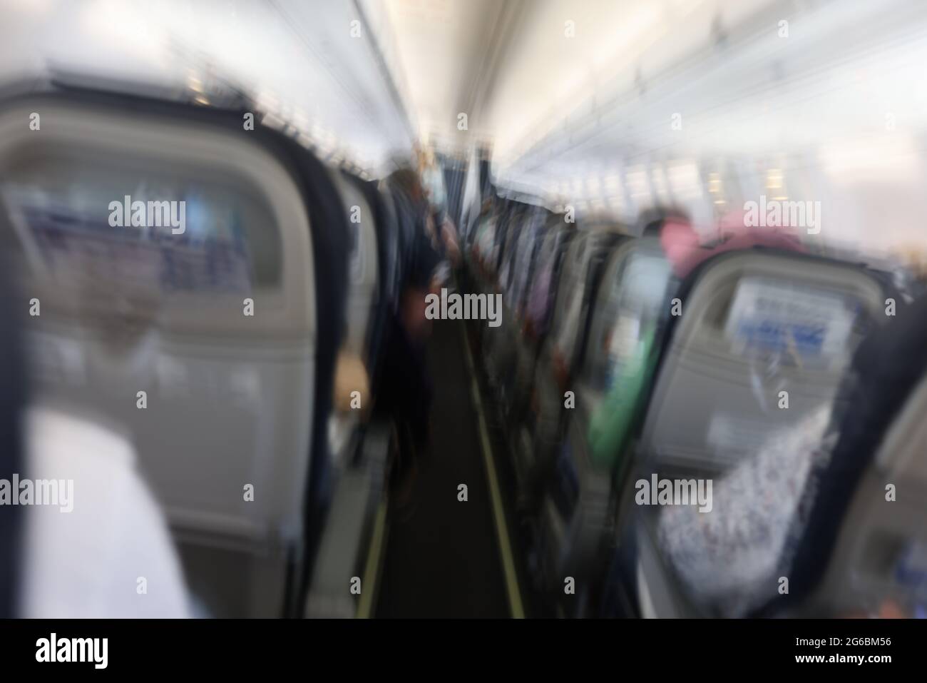 Passengers cabin back view hi-res stock photography and images - Alamy
