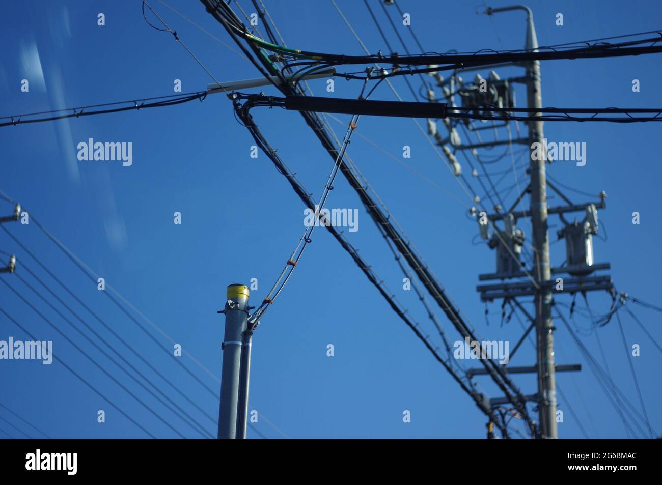 Electric Poles in Japan Stock Photo - Alamy