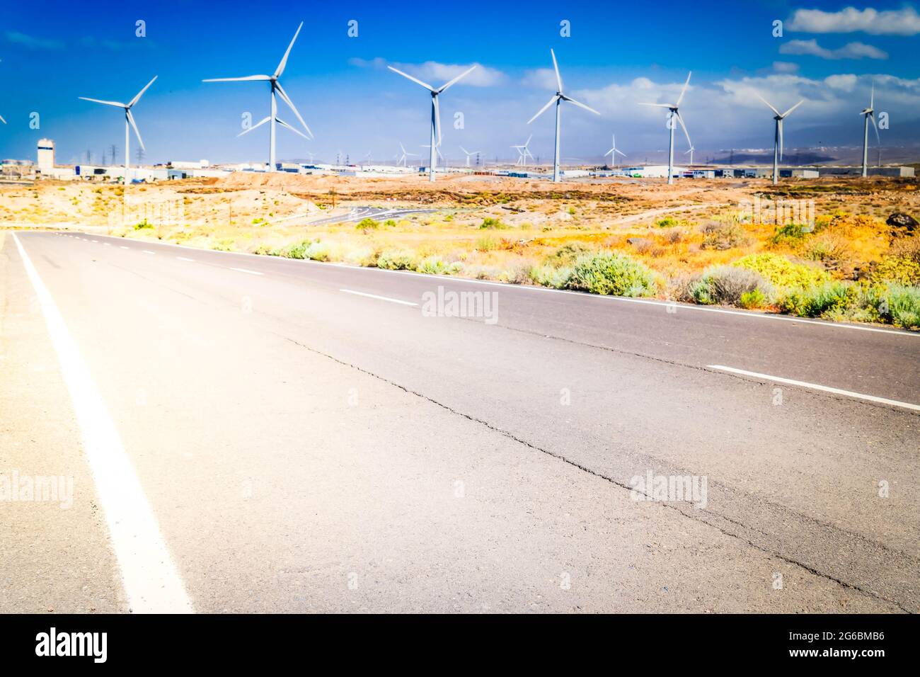 Wind energy concept Stock Photo - Alamy