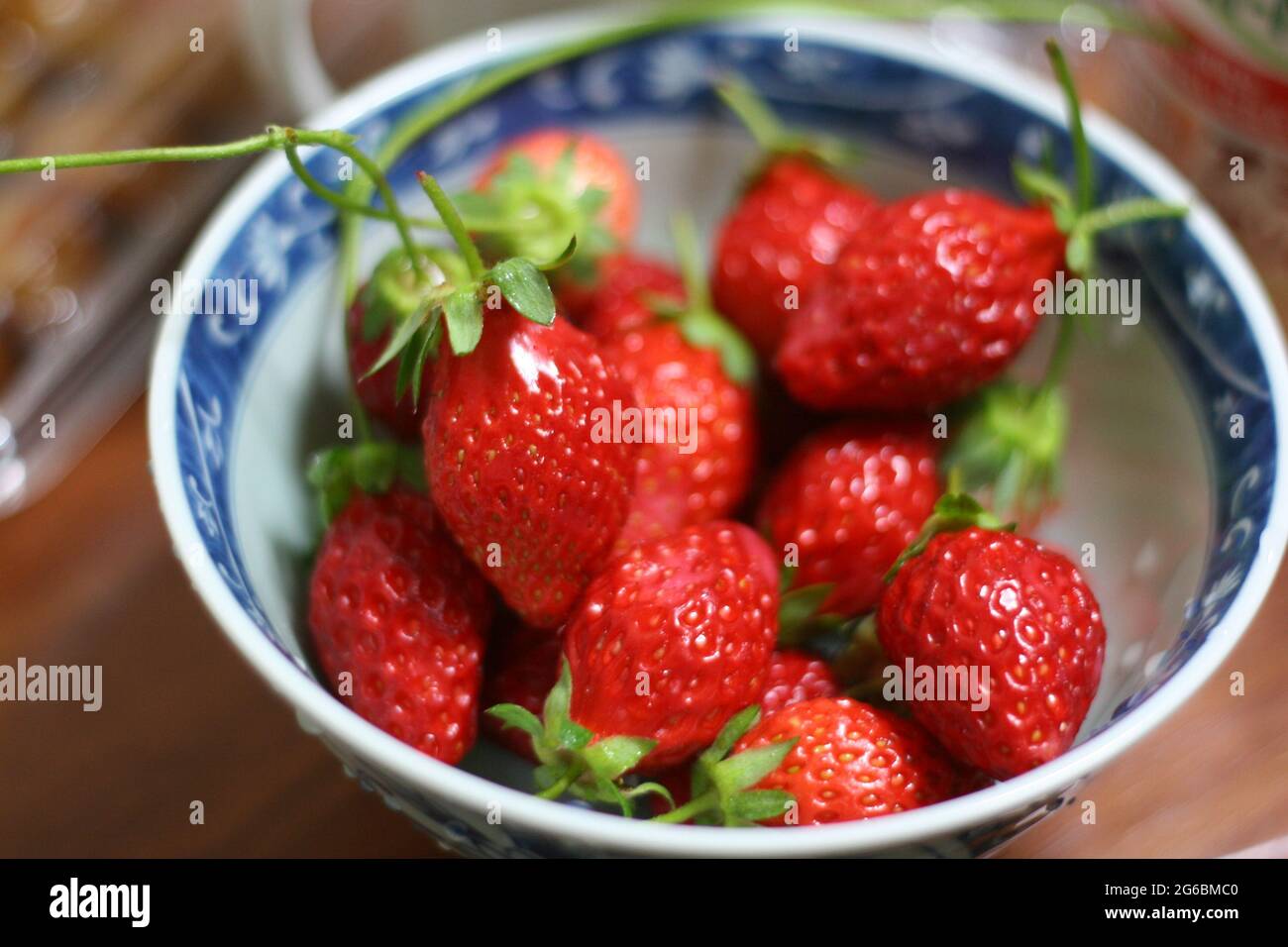 One Cup of Strawberry Stock Photo - Alamy