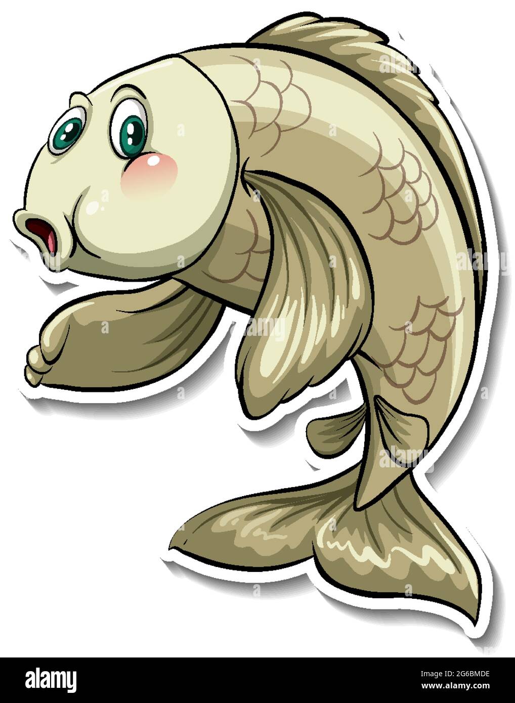 Carp fish sticker hi-res stock photography and images - Alamy
