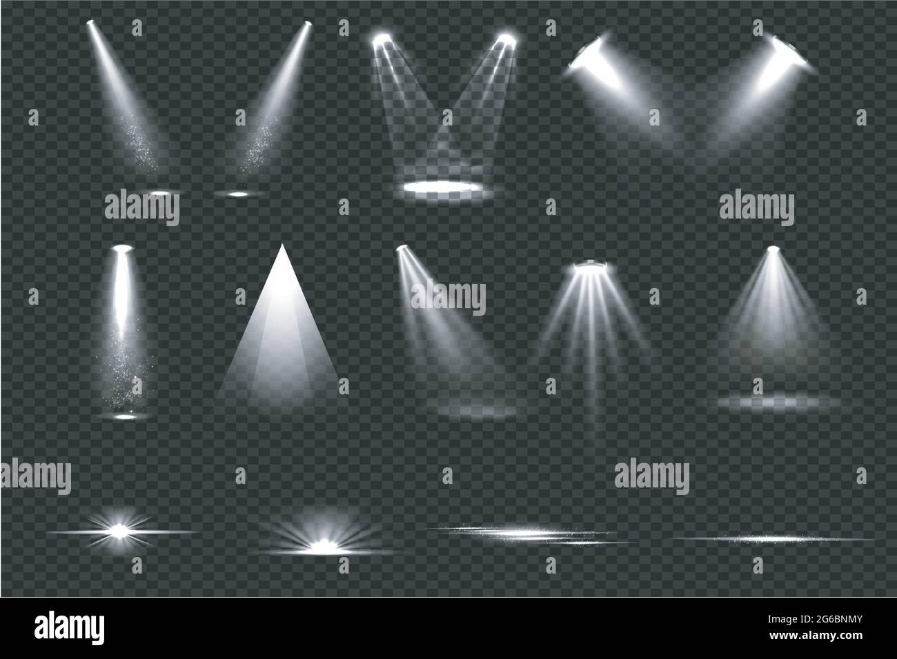 Light effect on transparent background Stock Vector Image & Art - Alamy