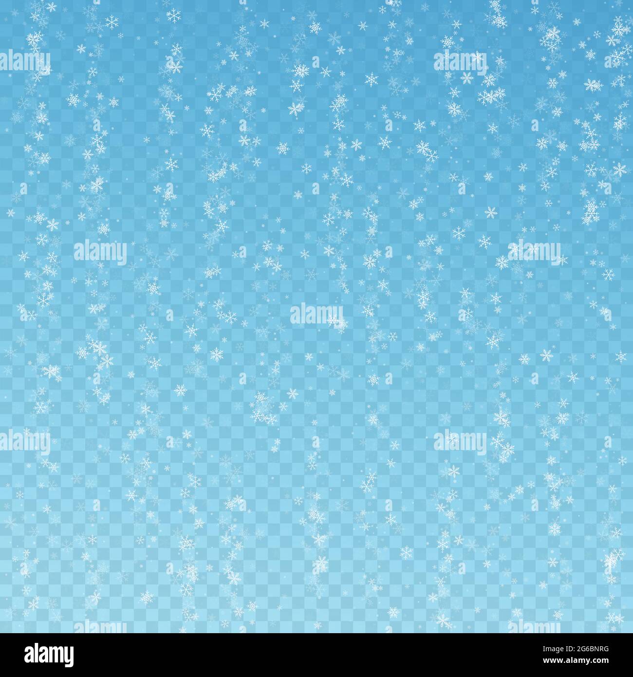 Beautiful snowfall Christmas background. Subtle flying snow flakes and ...