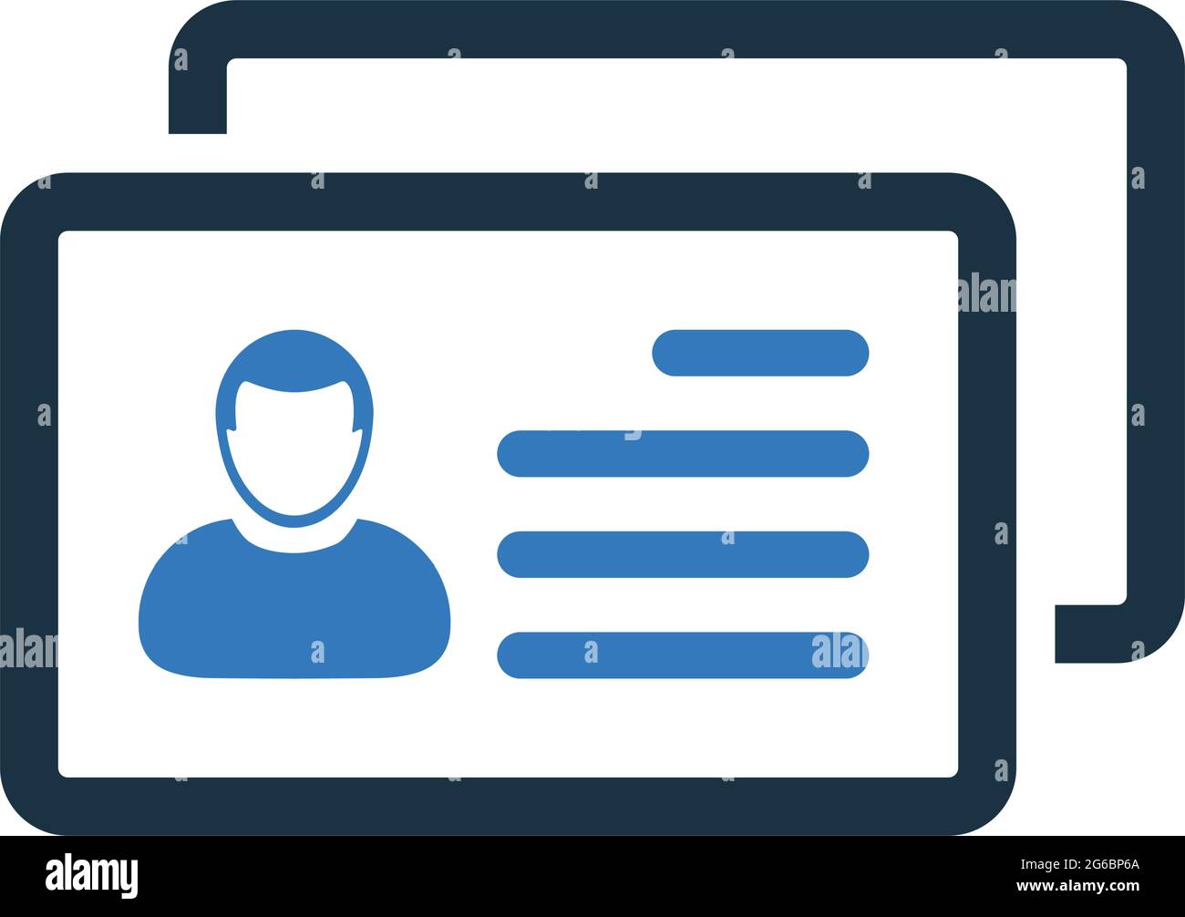 Access card, personal icon - Use for commercial purposes, print media ...