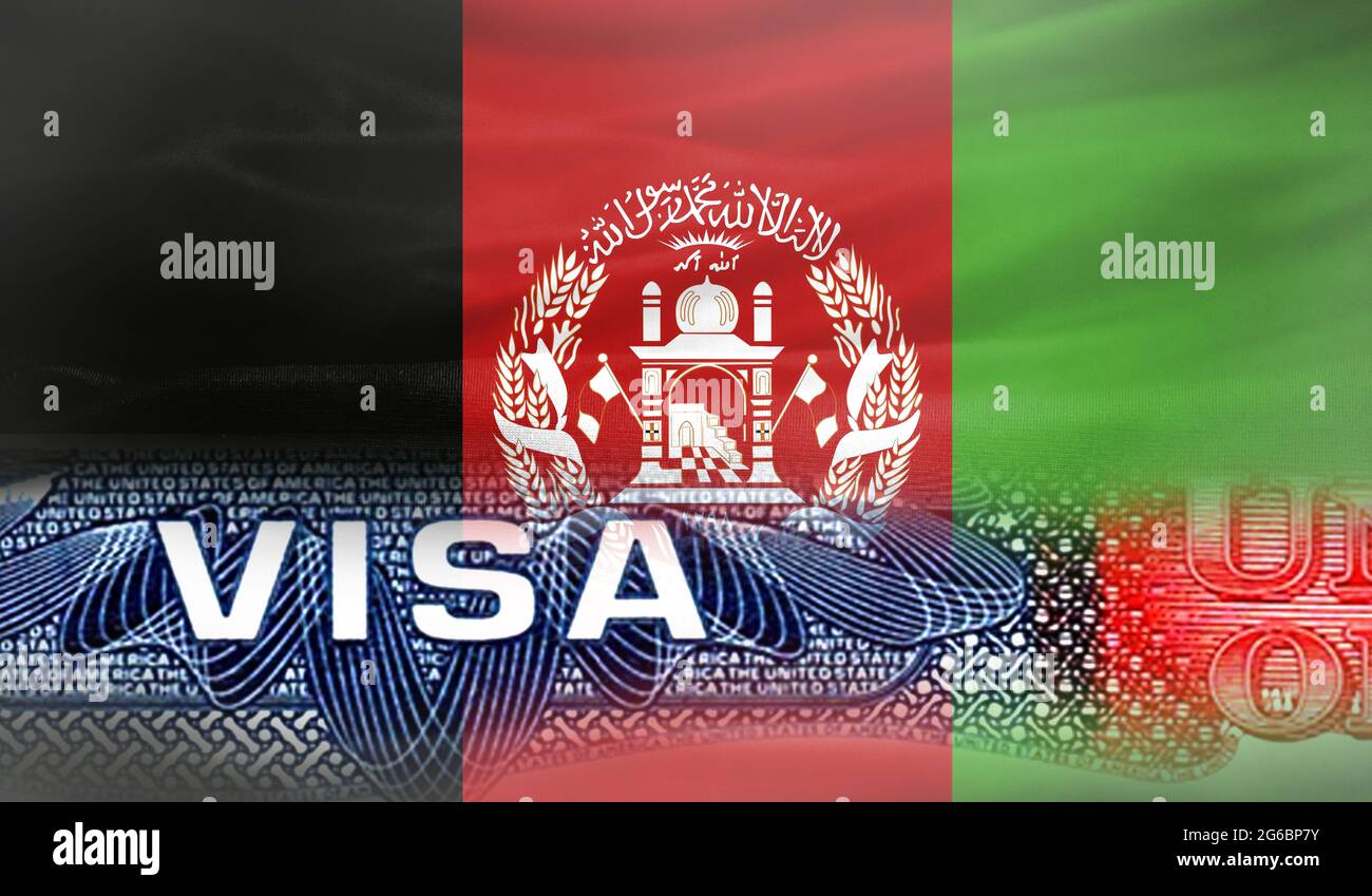 Afghanistan visa stamp passport hi-res stock photography and images - Alamy