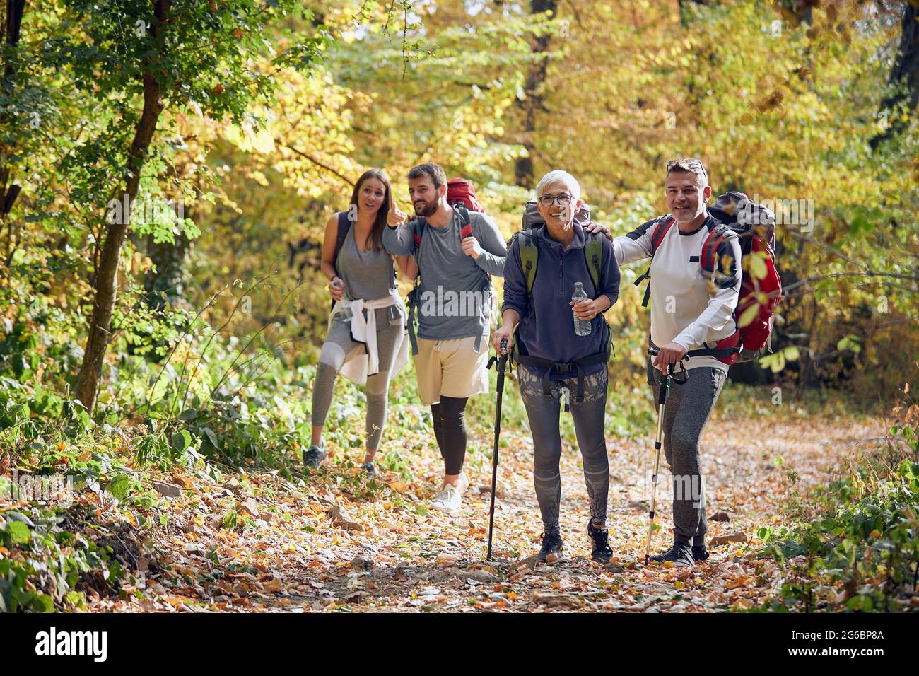 Active couples friends enjoying hi-res stock photography and images - Alamy
