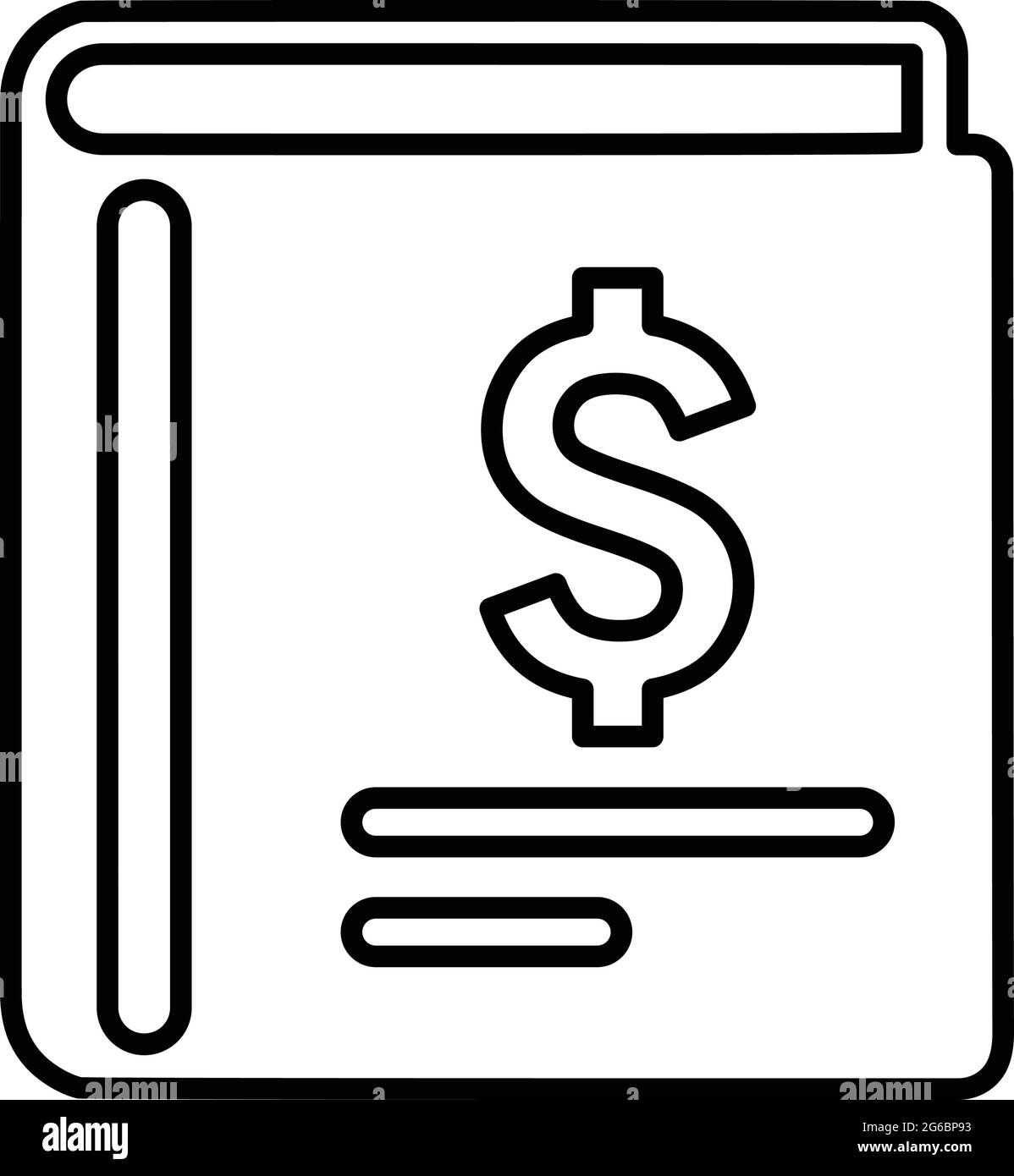 Finance book icon - Use for commercial purposes, print media, web or ...