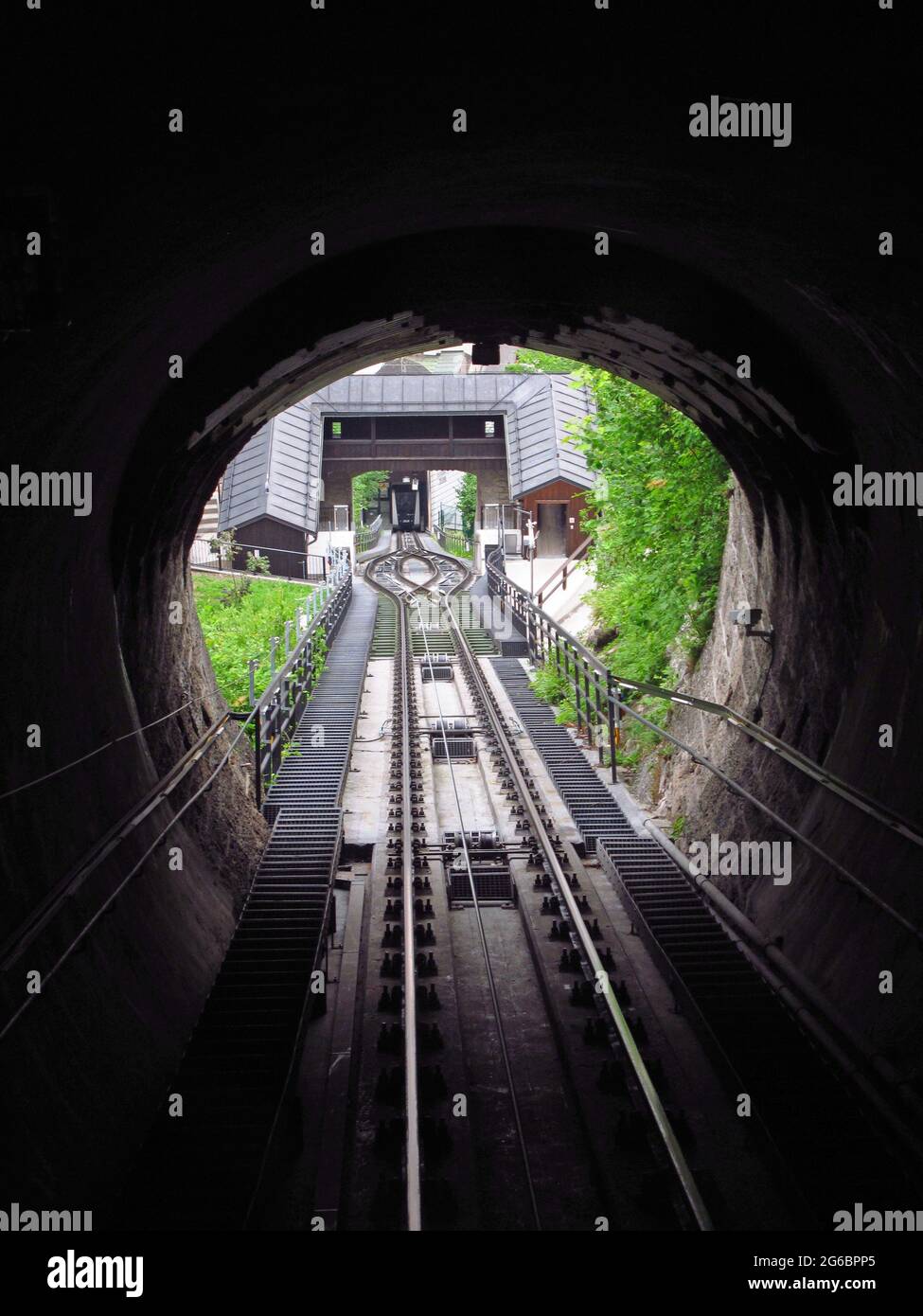 The way to castle in Salzburg, Austria Stock Photo - Alamy