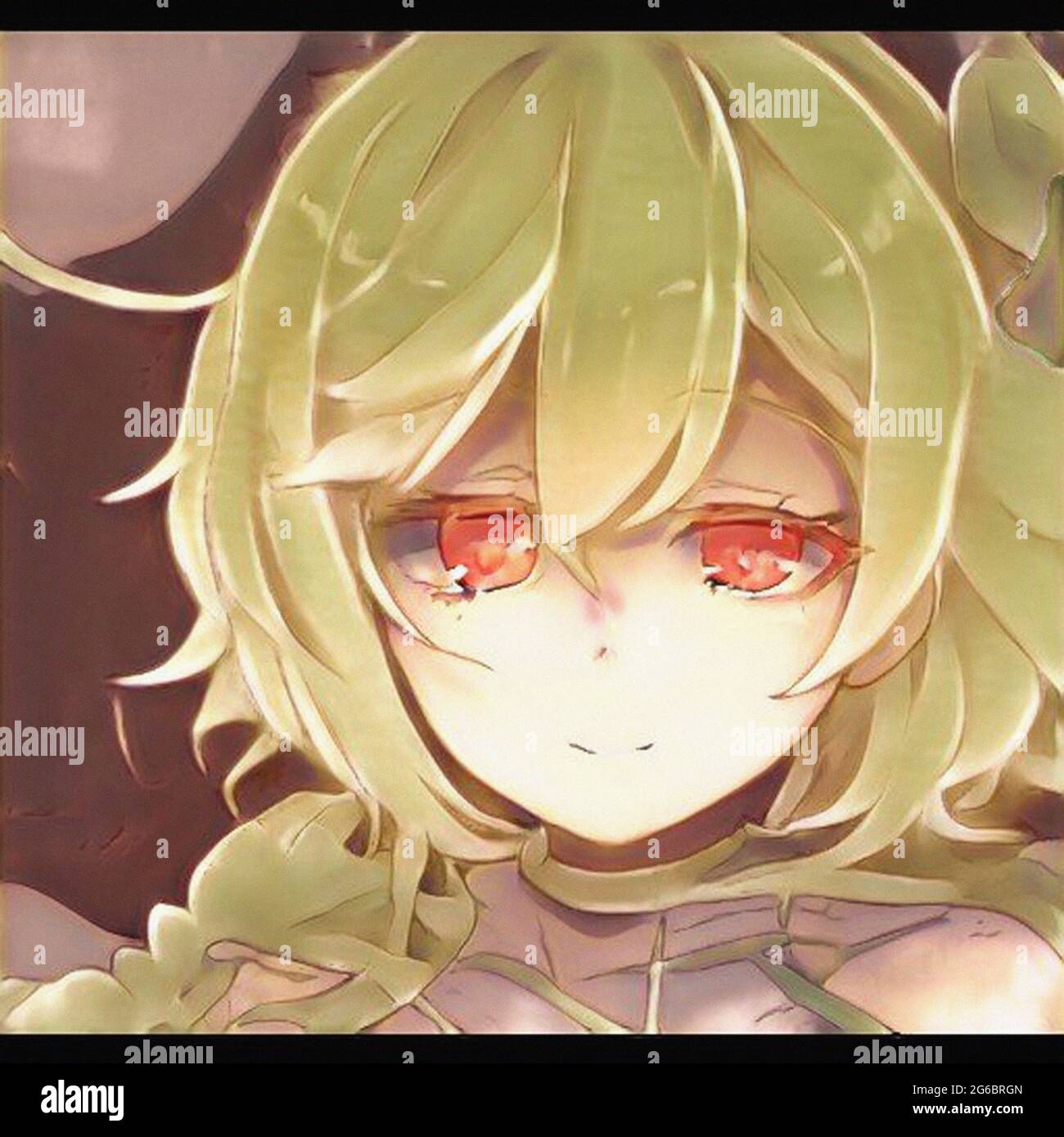 Anime character portrait illustration art Stock Photo - Alamy