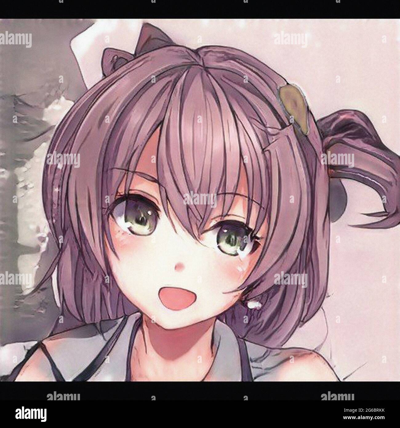 Anime character portrait illustration art Stock Photo - Alamy