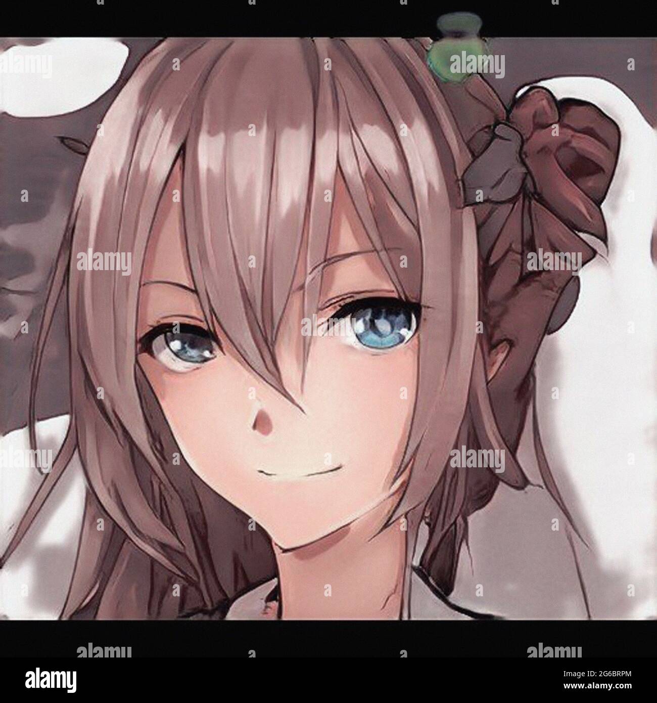 Anime character portrait illustration art Stock Photo - Alamy