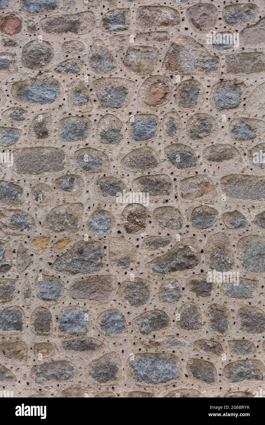 Architecture textures, detailed and rustic of irregular paired masonry ...