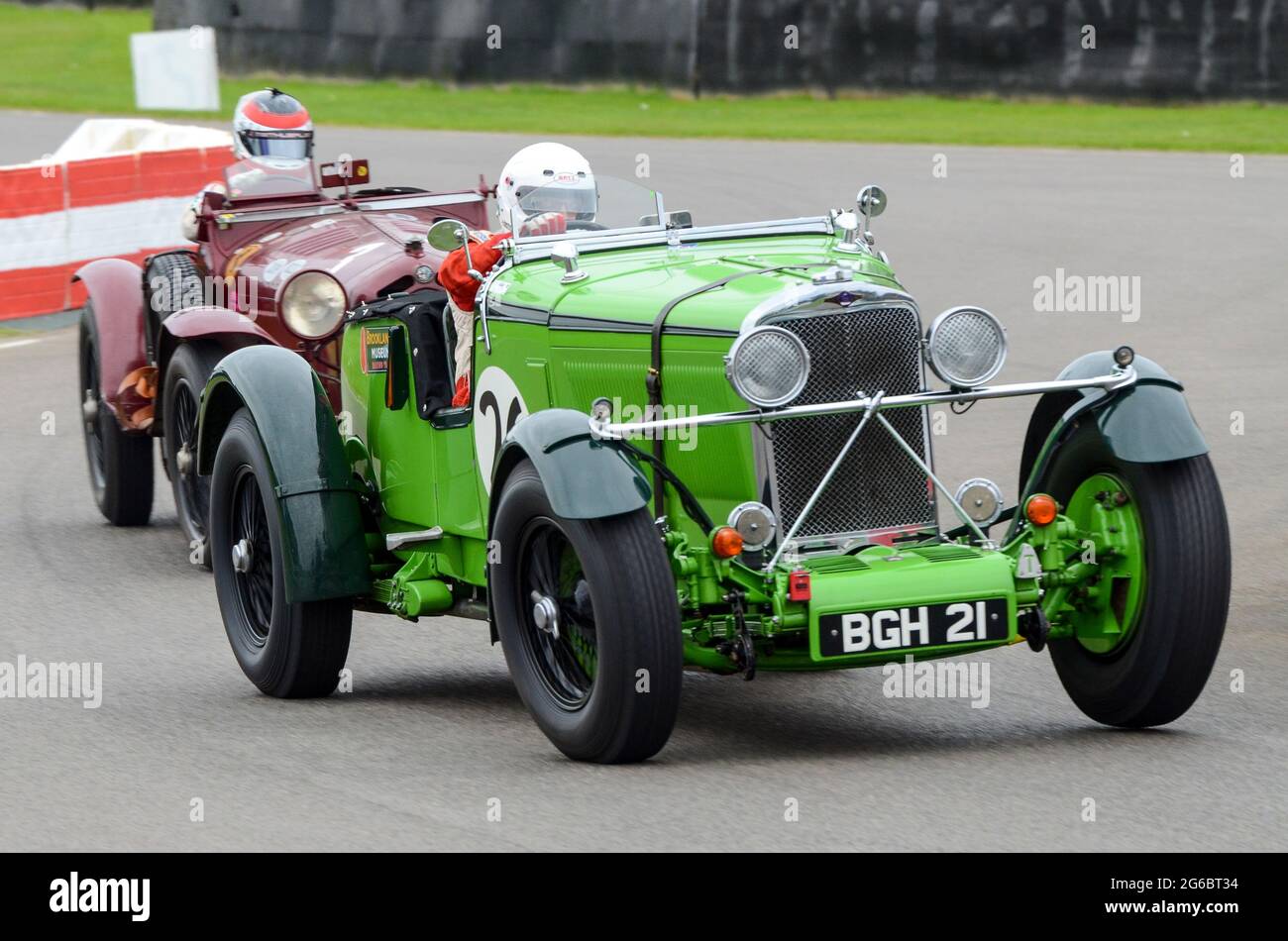 Talbot AV 105 classic, vintage racing car competing in the Brooklands ...