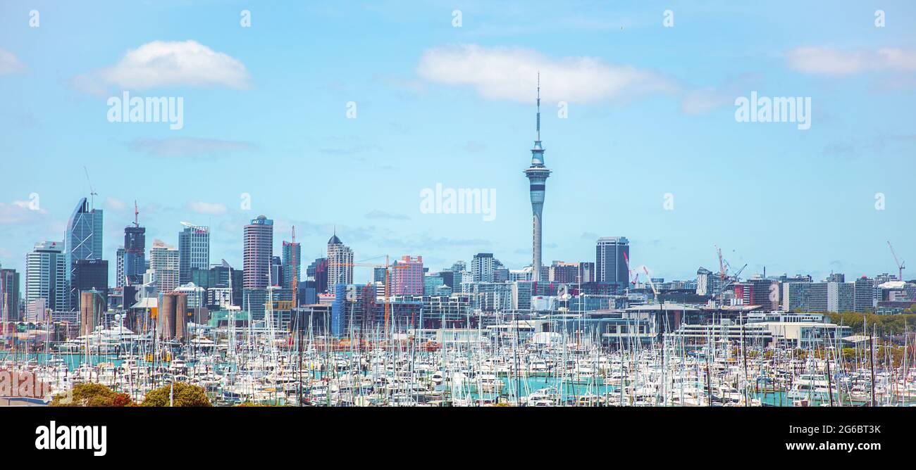 Famous auckland landmarks hi-res stock photography and images - Alamy