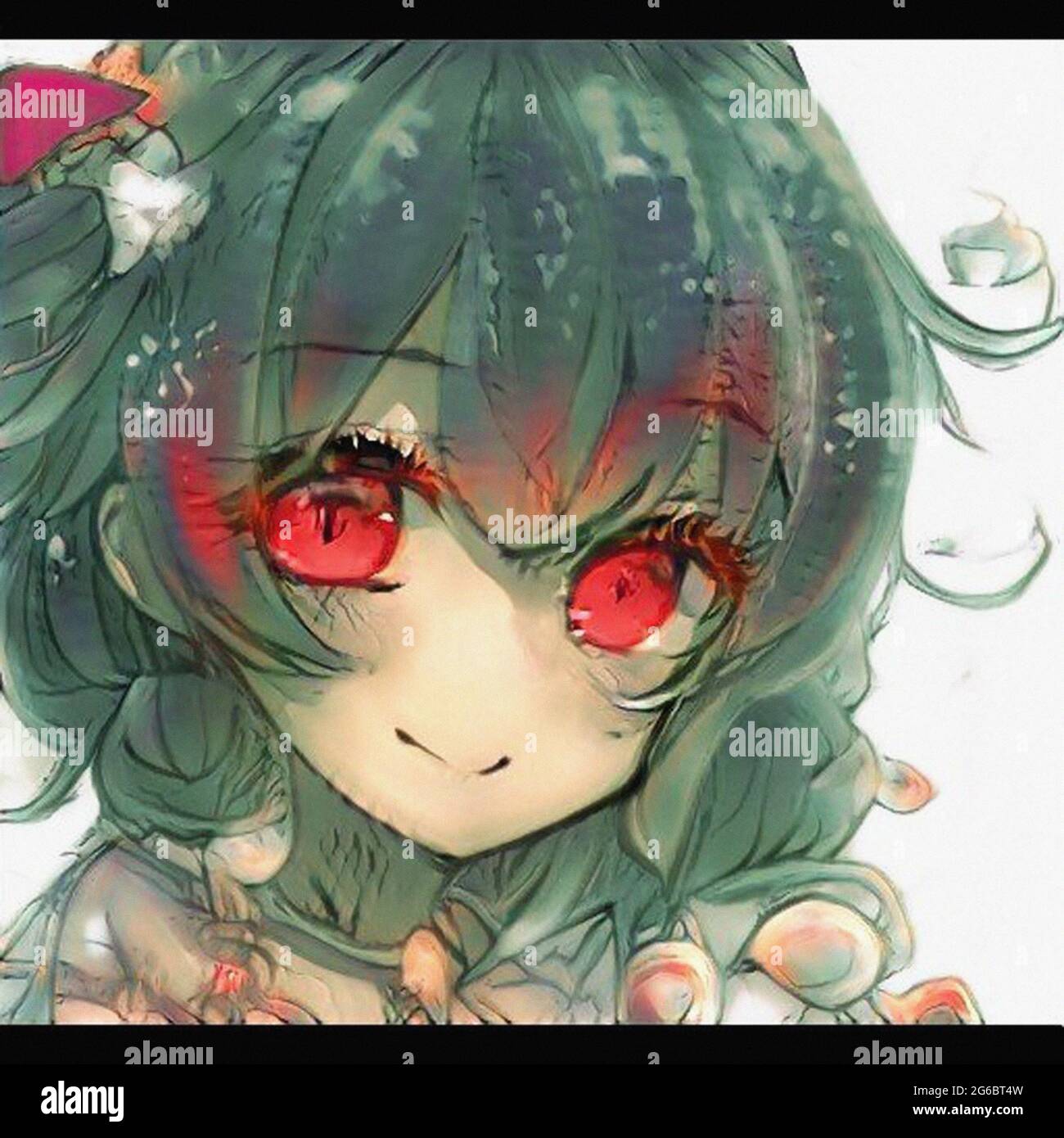 Anime character portrait illustration art Stock Photo - Alamy