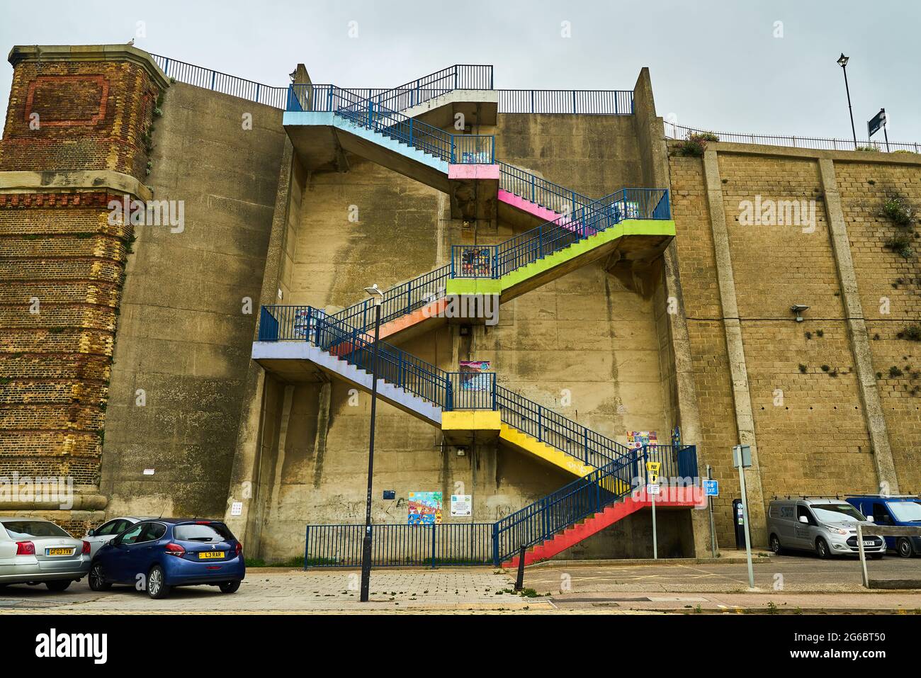 Ramsgate, United Kingdom - June 29, 2021: Augusta Steps on Victoria ...