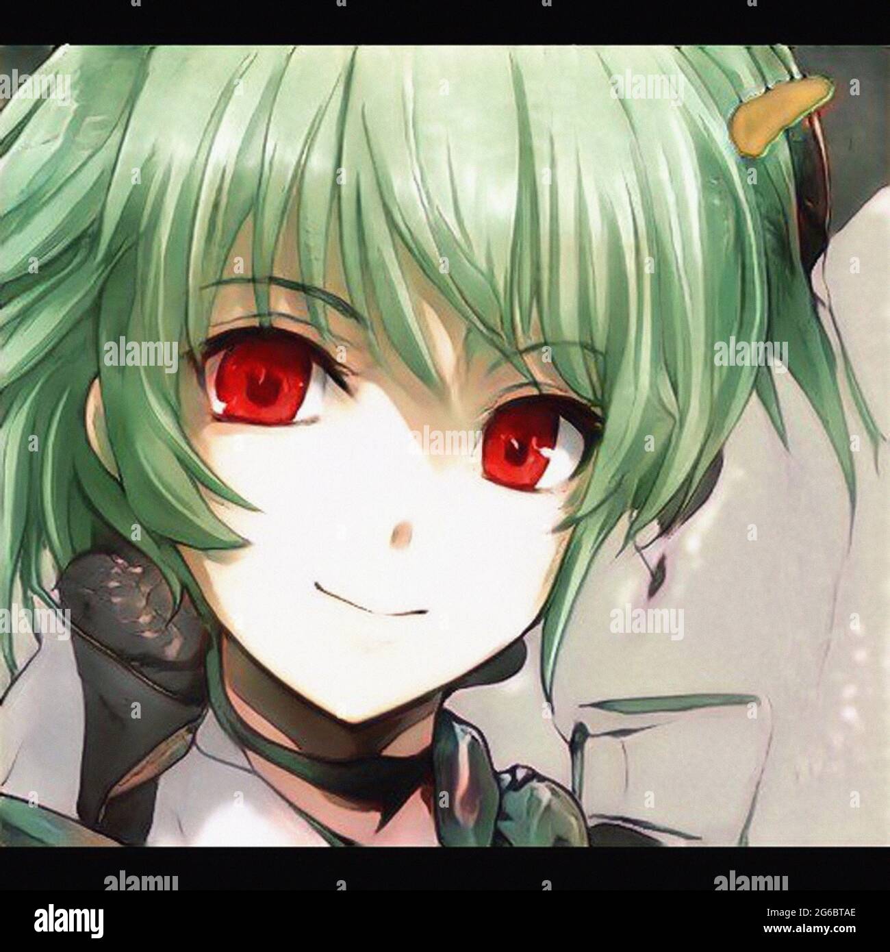 Anime character portrait illustration art Stock Photo - Alamy