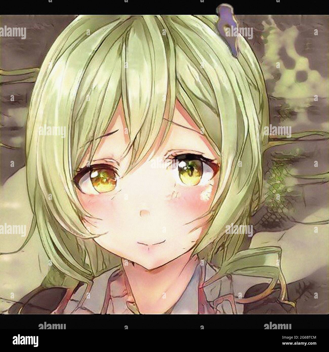 Anime character portrait illustration art Stock Photo - Alamy