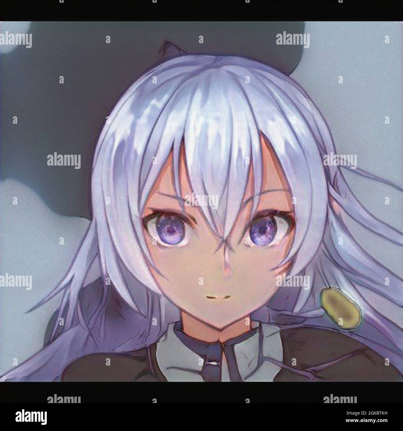 Anime character portrait illustration art Stock Photo - Alamy