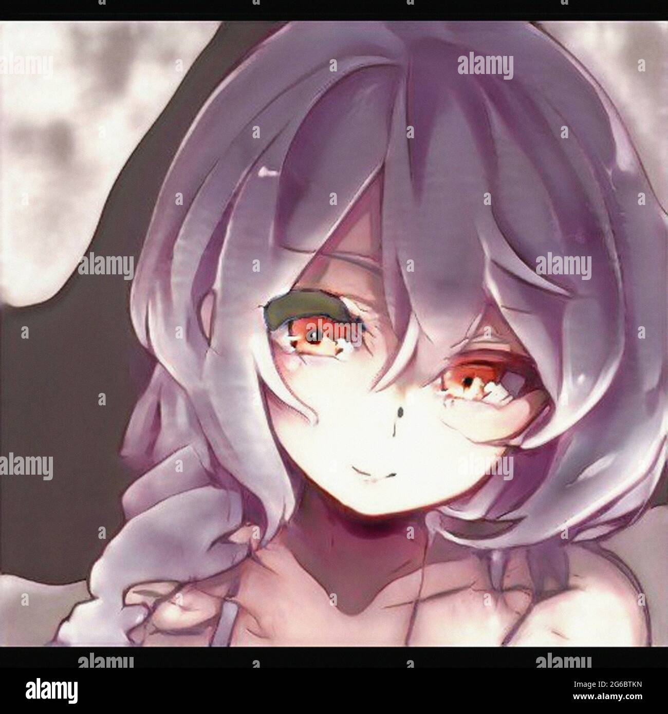 Anime character portrait illustration art Stock Photo - Alamy