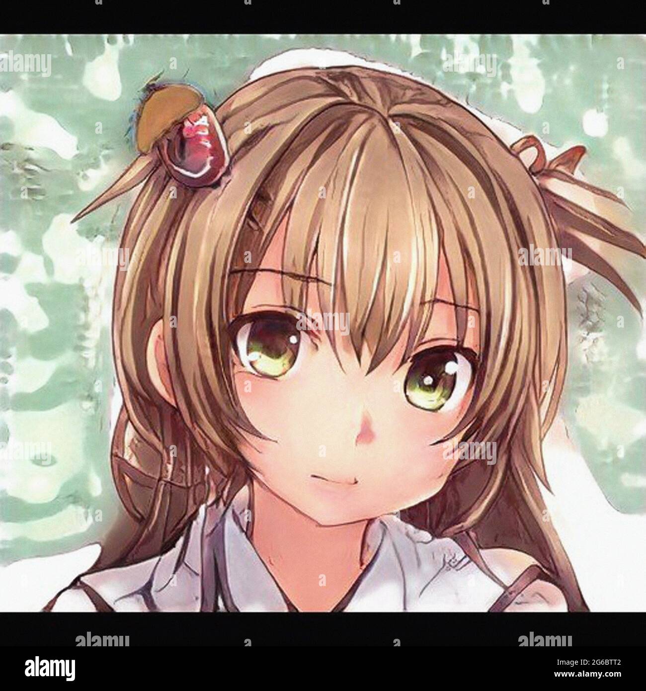 Anime character portrait illustration art Stock Photo - Alamy