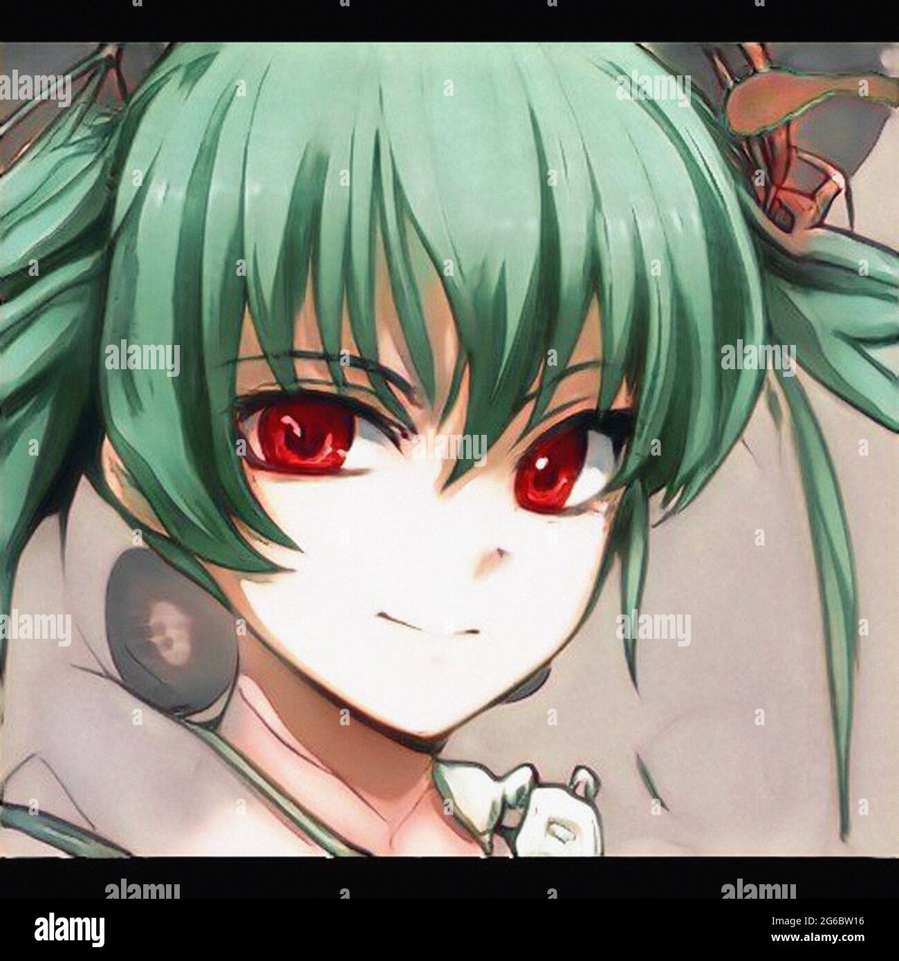 Anime character portrait illustration art Stock Photo - Alamy