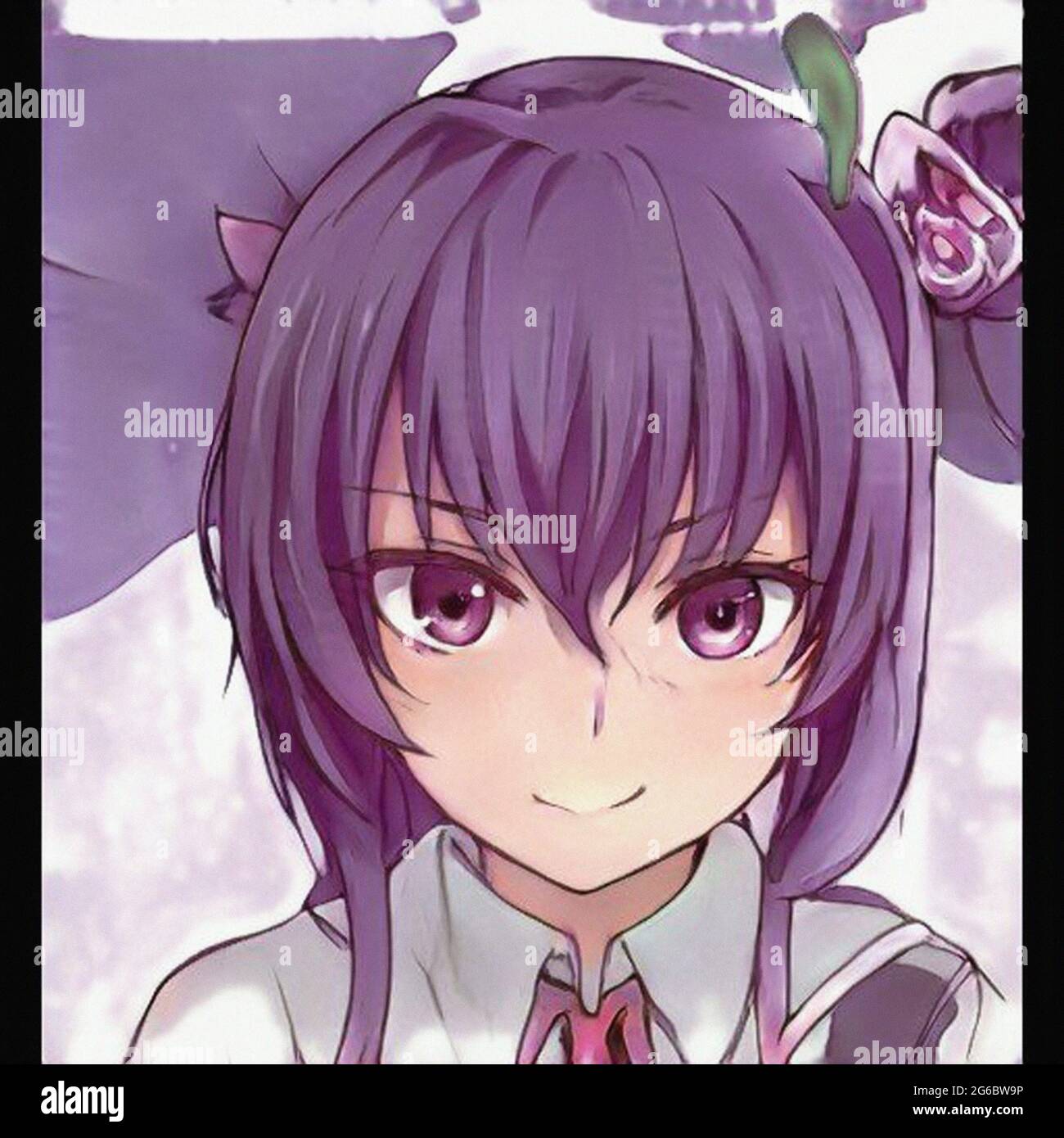 Anime character portrait illustration art Stock Photo - Alamy