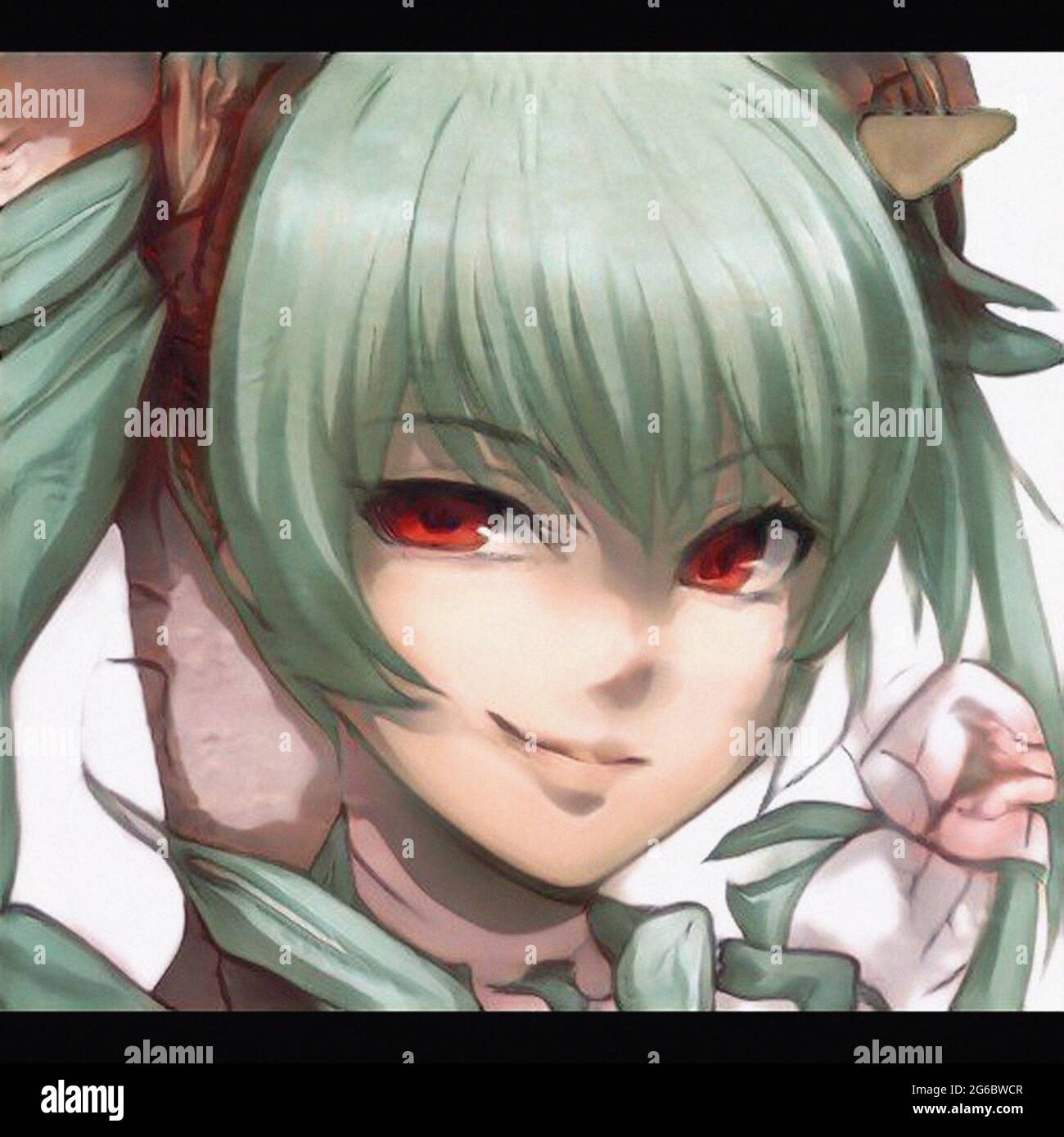 Anime character portrait illustration art Stock Photo - Alamy