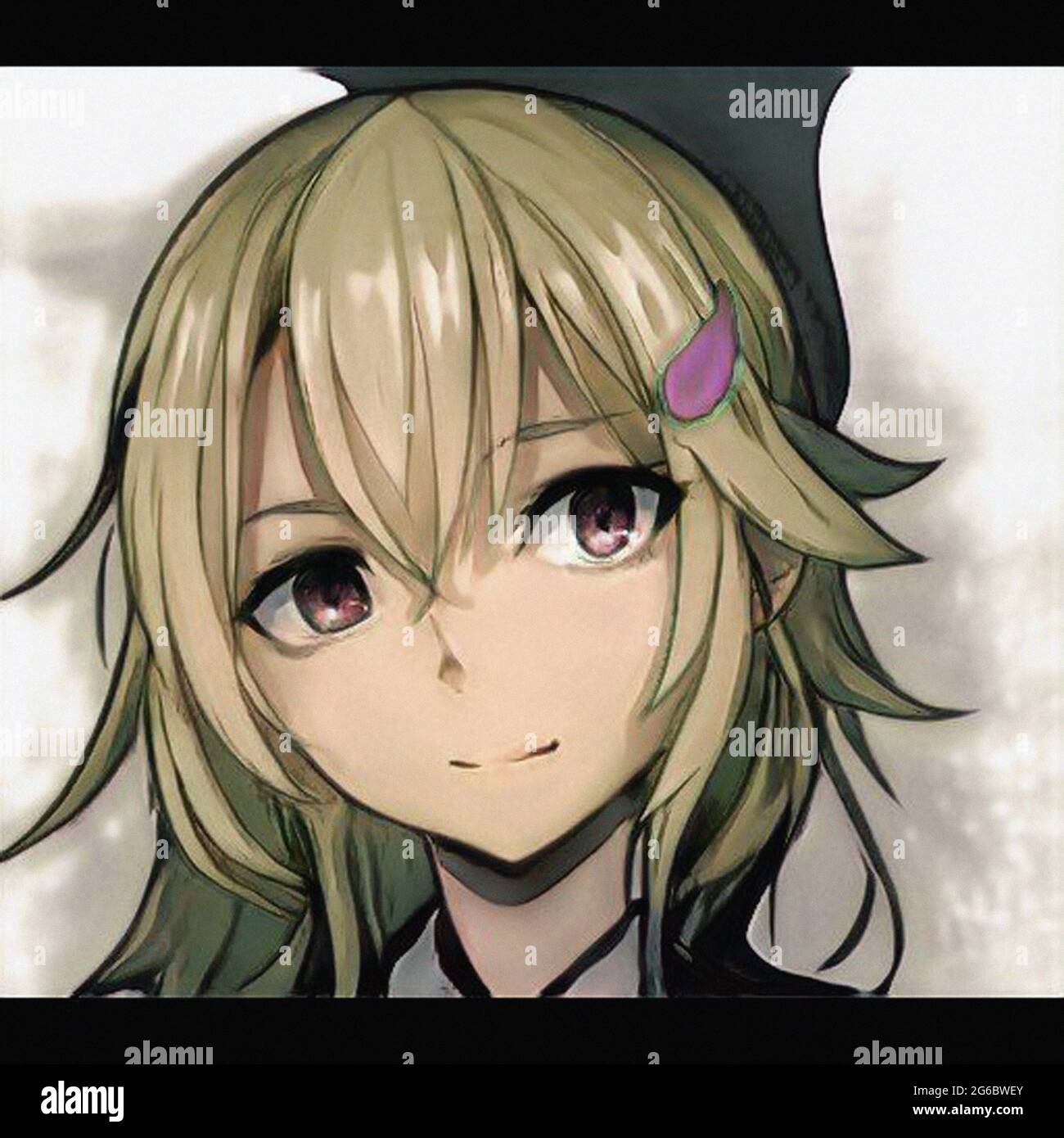 Anime character portrait illustration art Stock Photo - Alamy