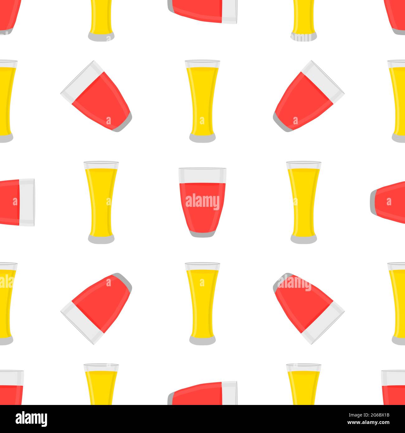 Illustration on theme big colored lemonade in glass cup for natural ...