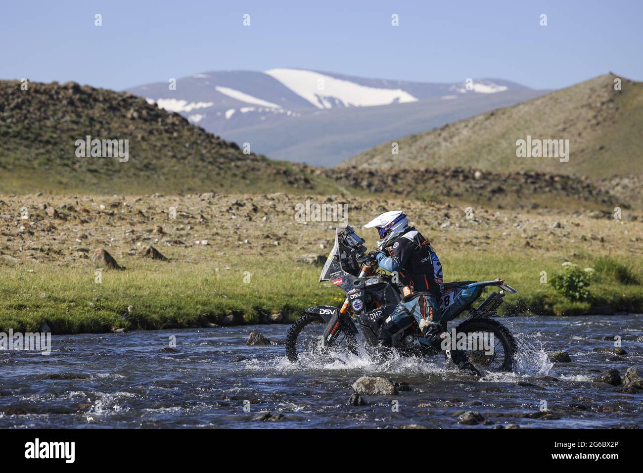 28 Hans Sandijs (lv), KTM 450 Rally, action during the Silk Way Rally ...