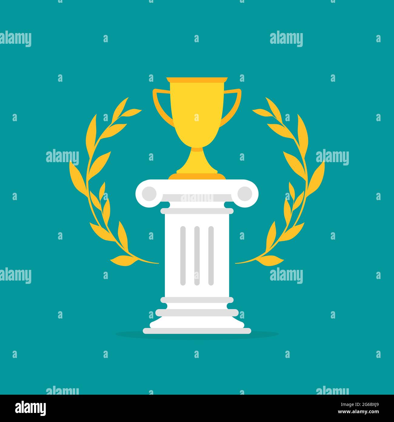 Gold cup ancient roman Stock Vector Images - Alamy