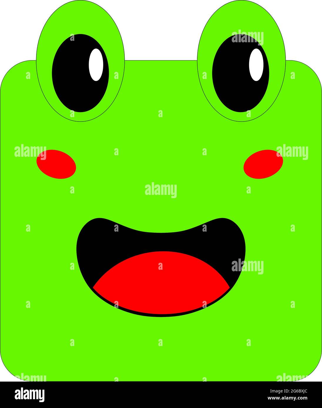 Happy Frog for happy child Stock Photo - Alamy