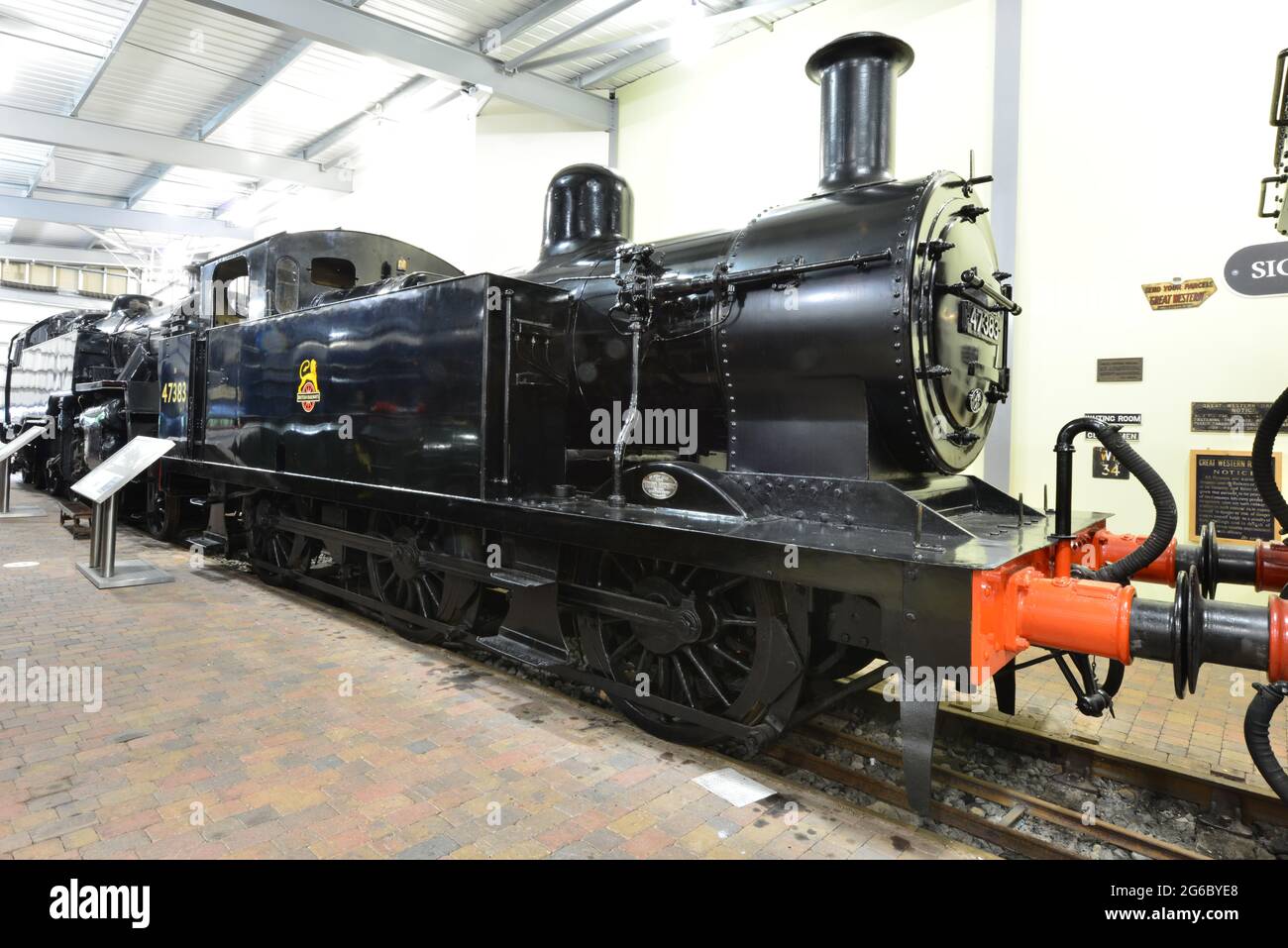 A black tank engine at the Severn Valley railway Stock Photo - Alamy