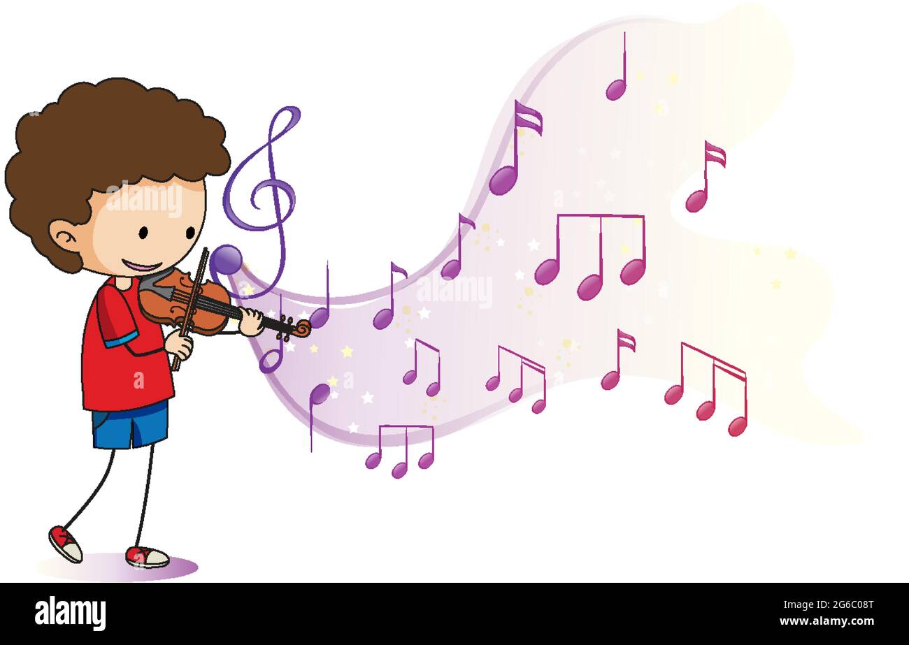Melody Cartoon Background Clipart
