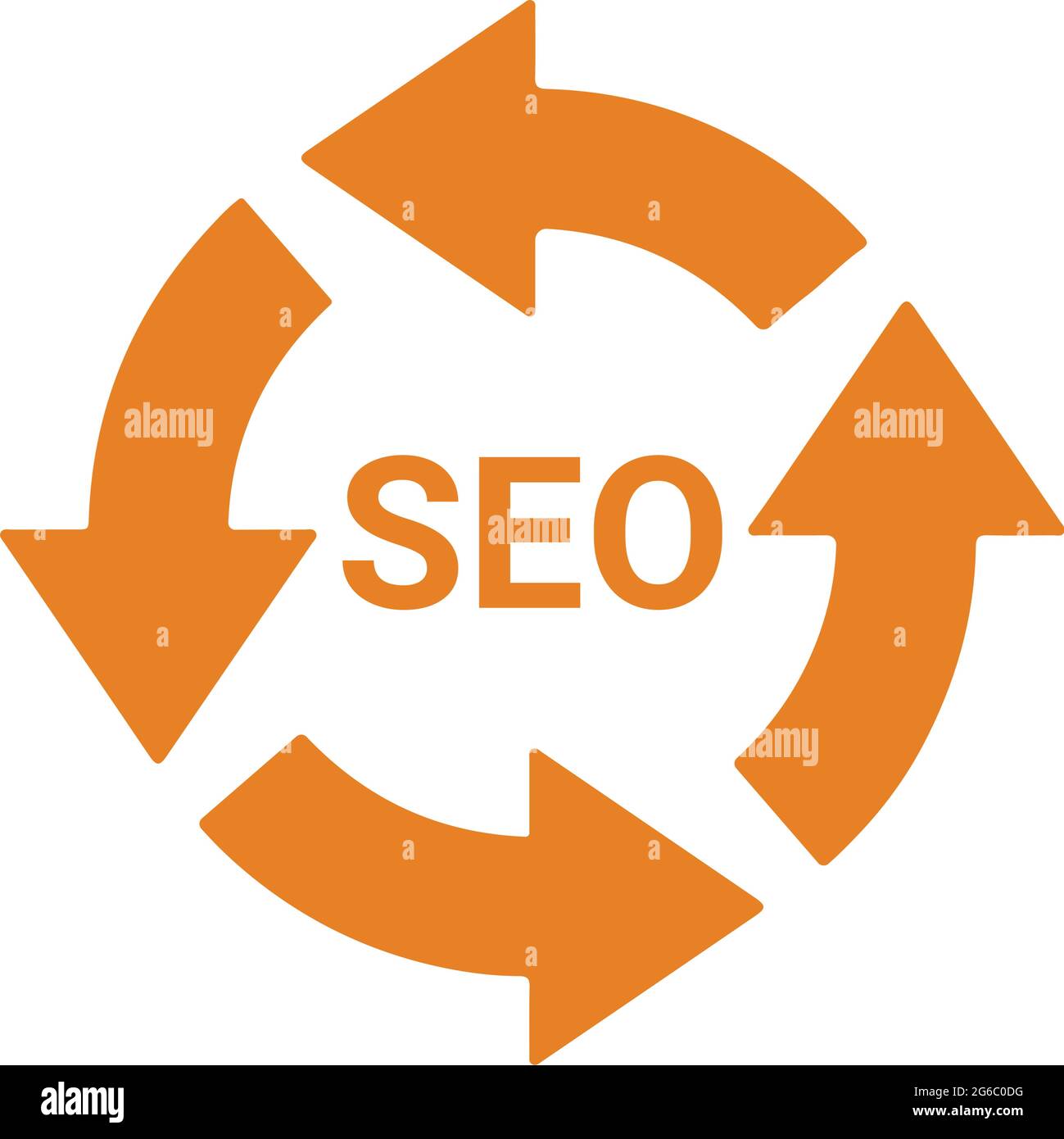 Process, refresh, seo icon - Simple editable vector EPS file Stock ...