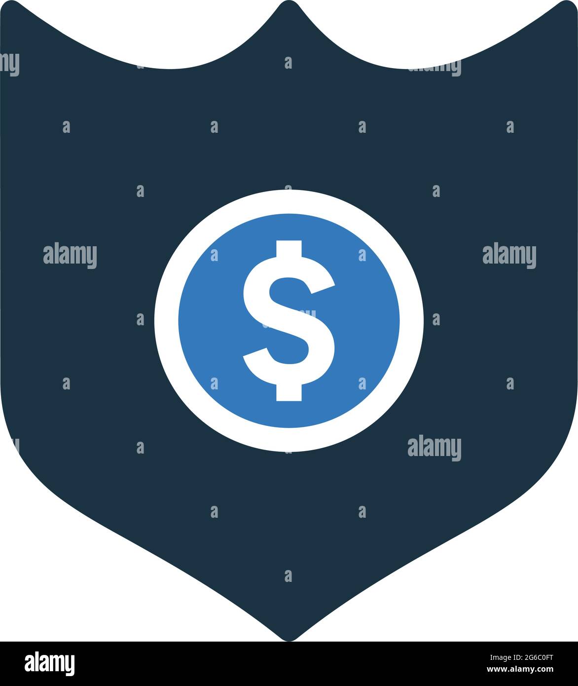 Protect, dollar, protection icon - Simple editable vector EPS file ...