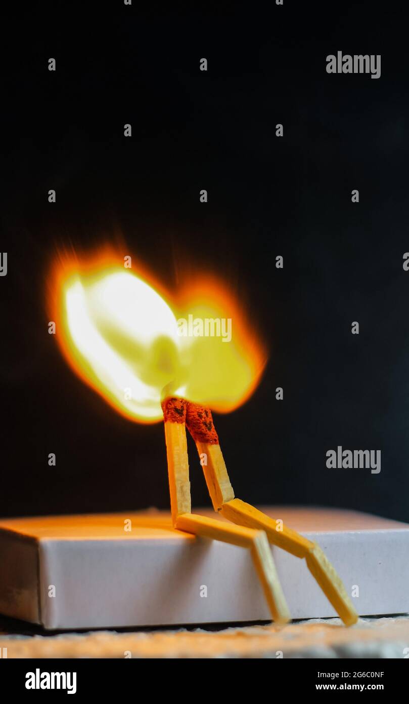 Falling matches hi-res stock photography and images - Alamy