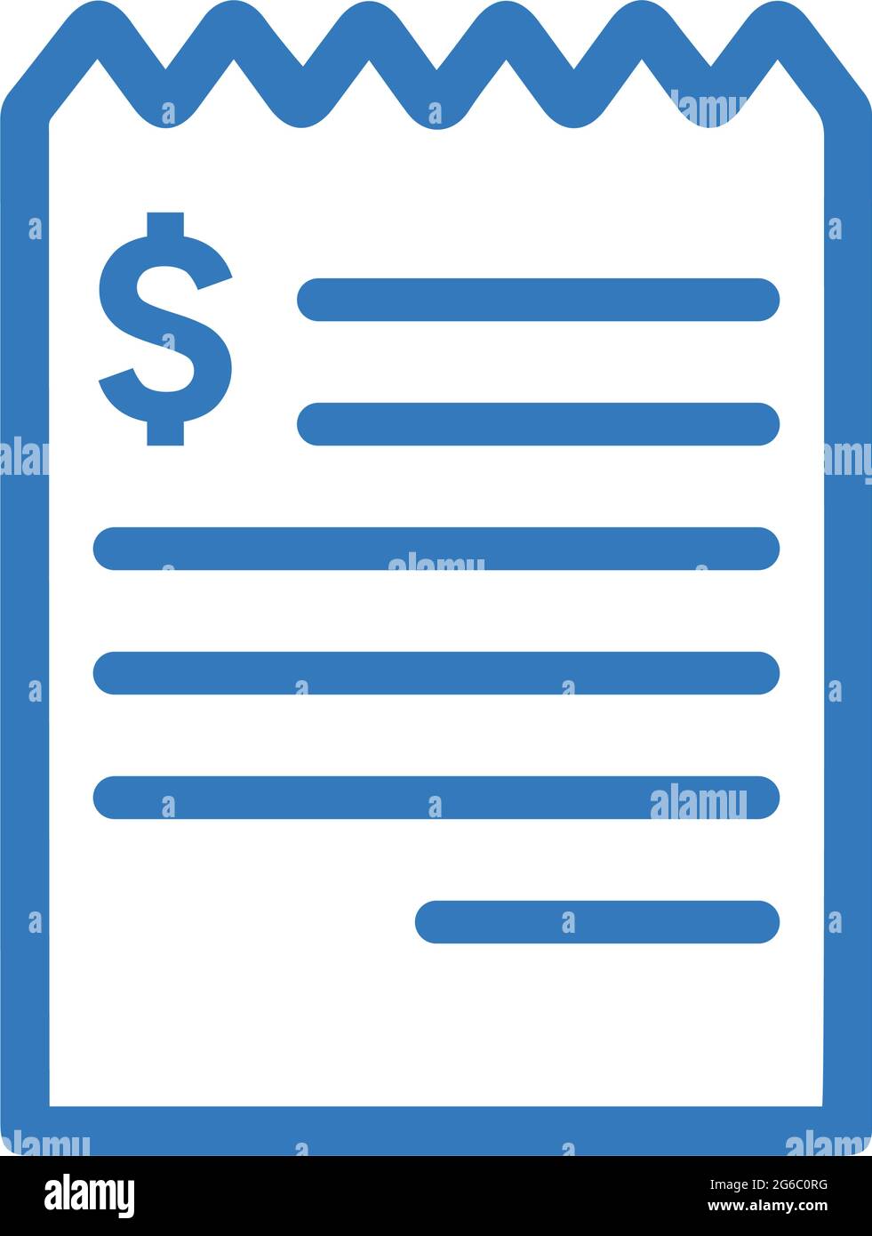 Bill, invoice, receipt icon - Vector EPS file. Perfect use for print ...