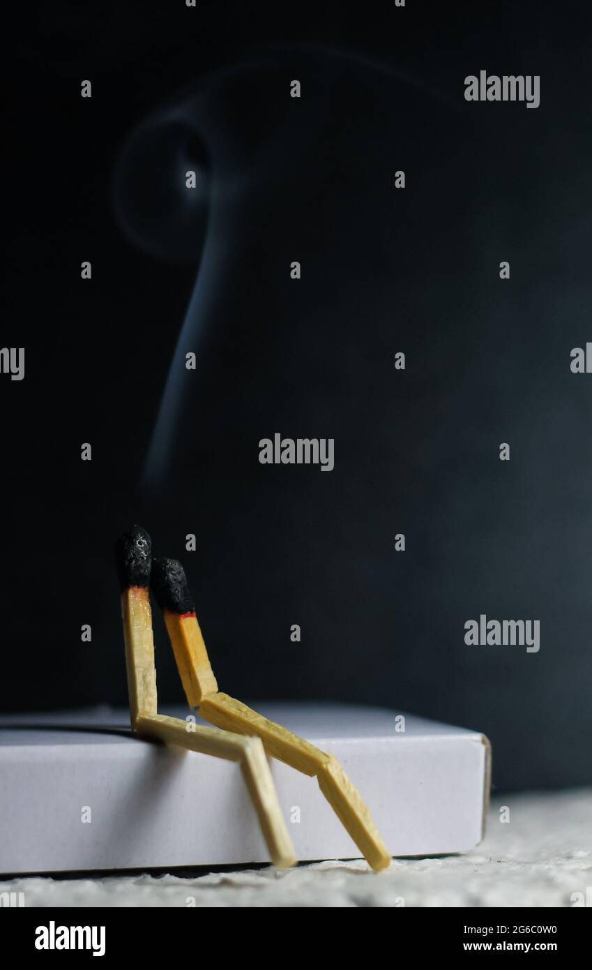 Falling matches hi-res stock photography and images - Alamy