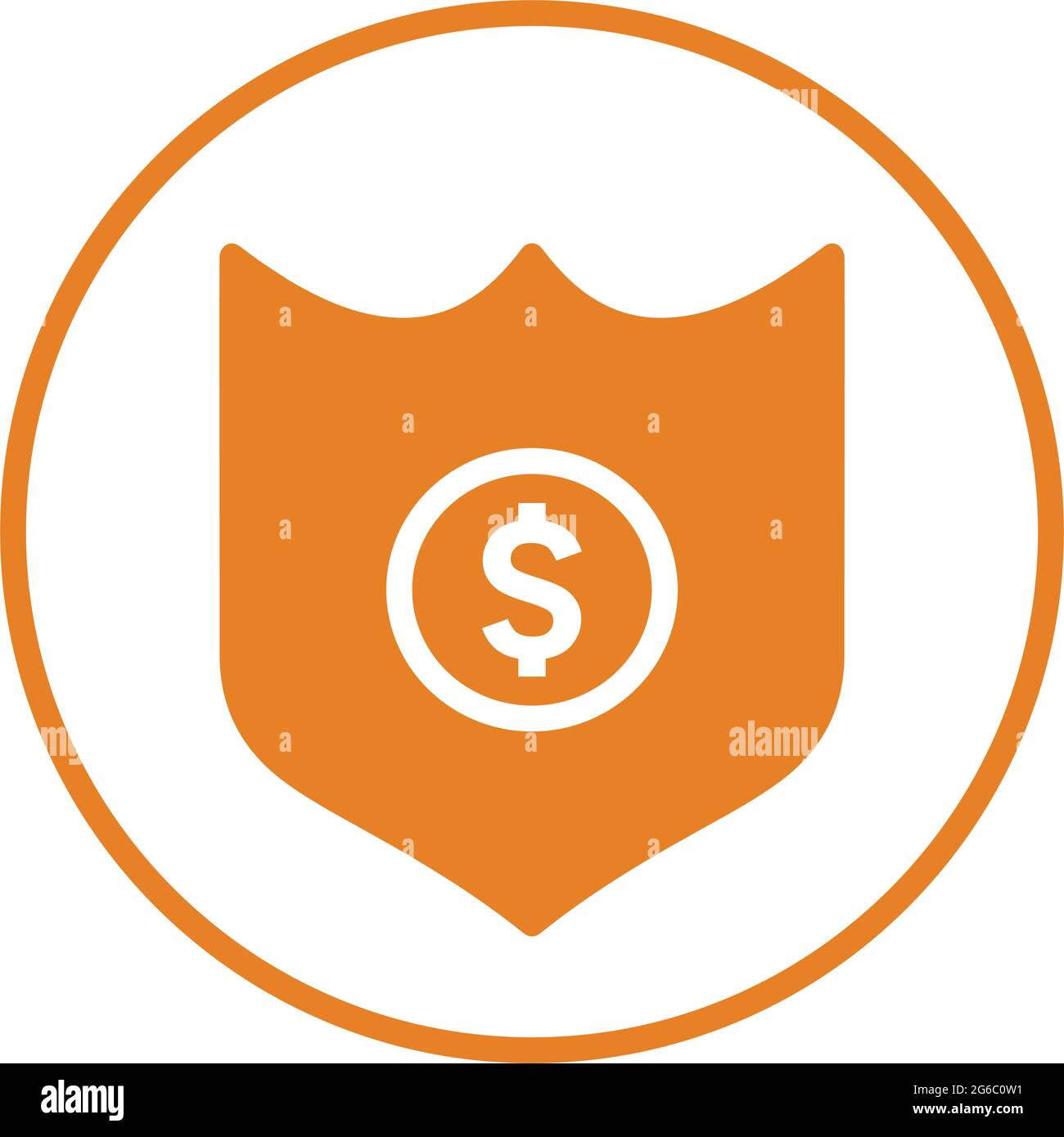 Protect, dollar, protection icon - Simple editable vector EPS file ...