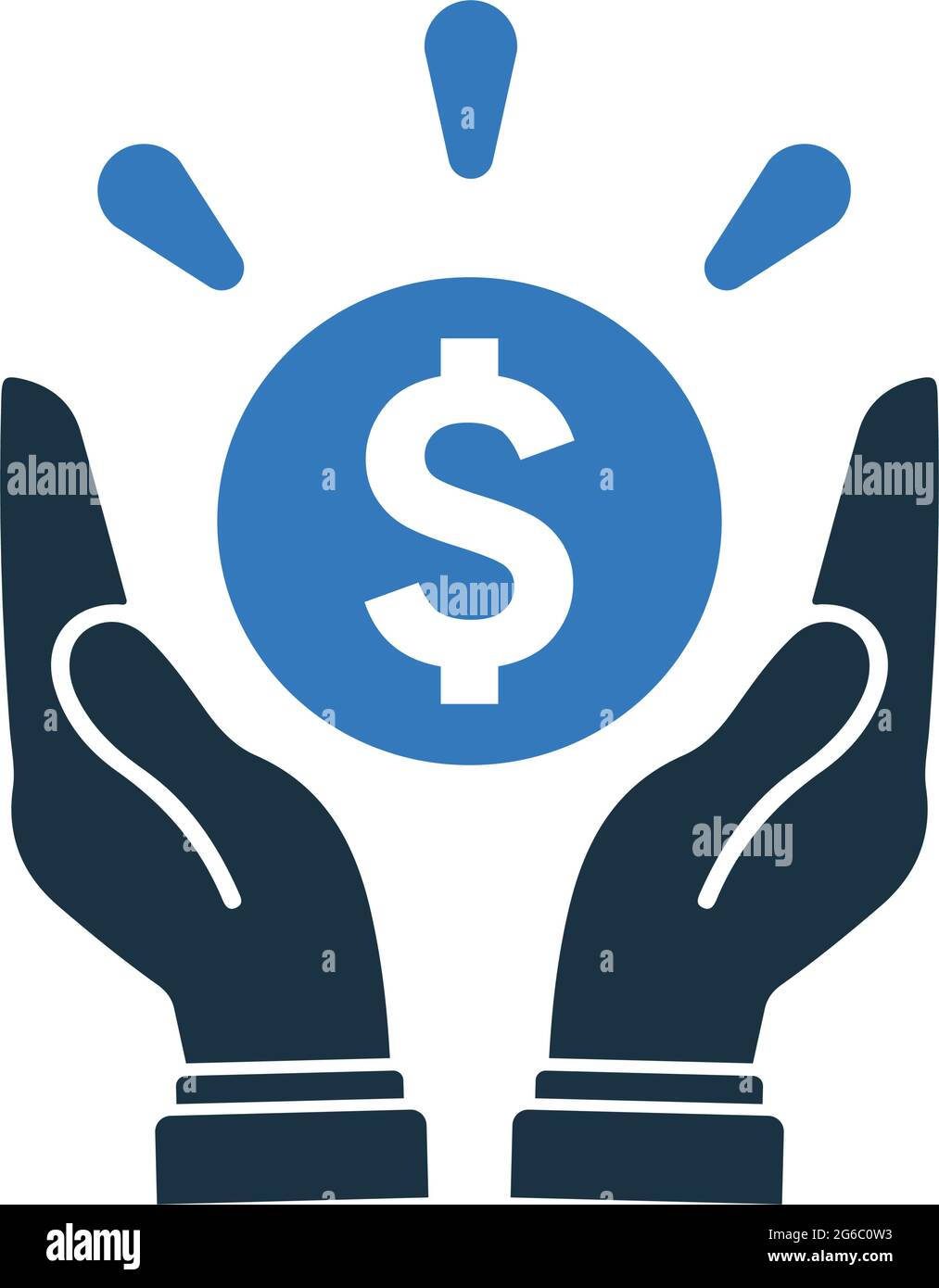 Prosperity, finance icon - Simple editable vector EPS file Stock Vector ...