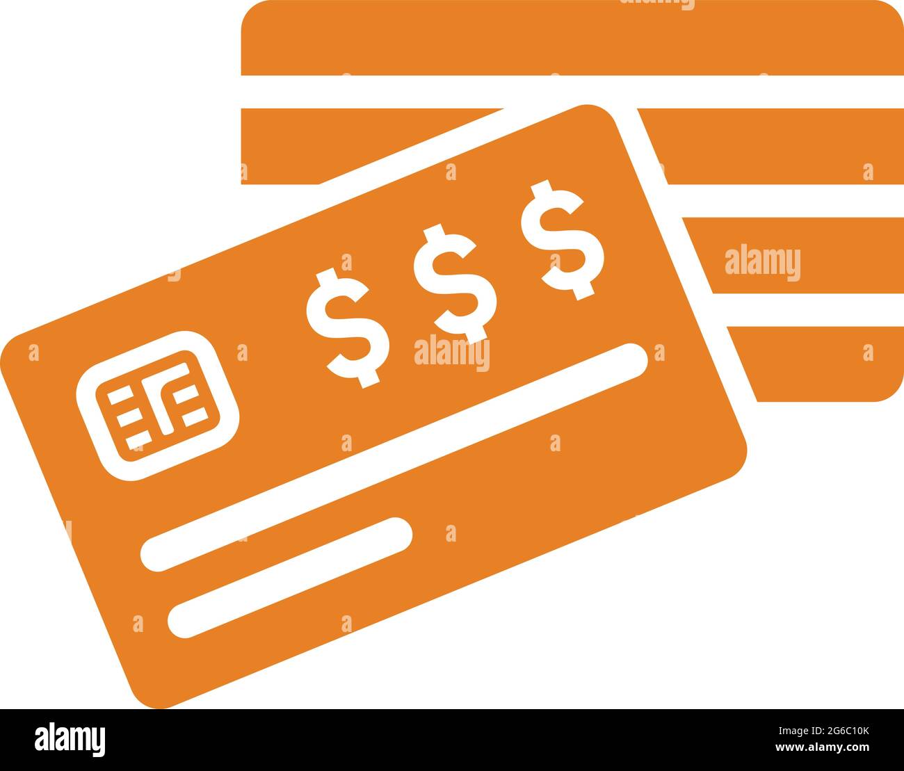 Shopping, credit card, banking cards icon - Simple editable vector EPS ...