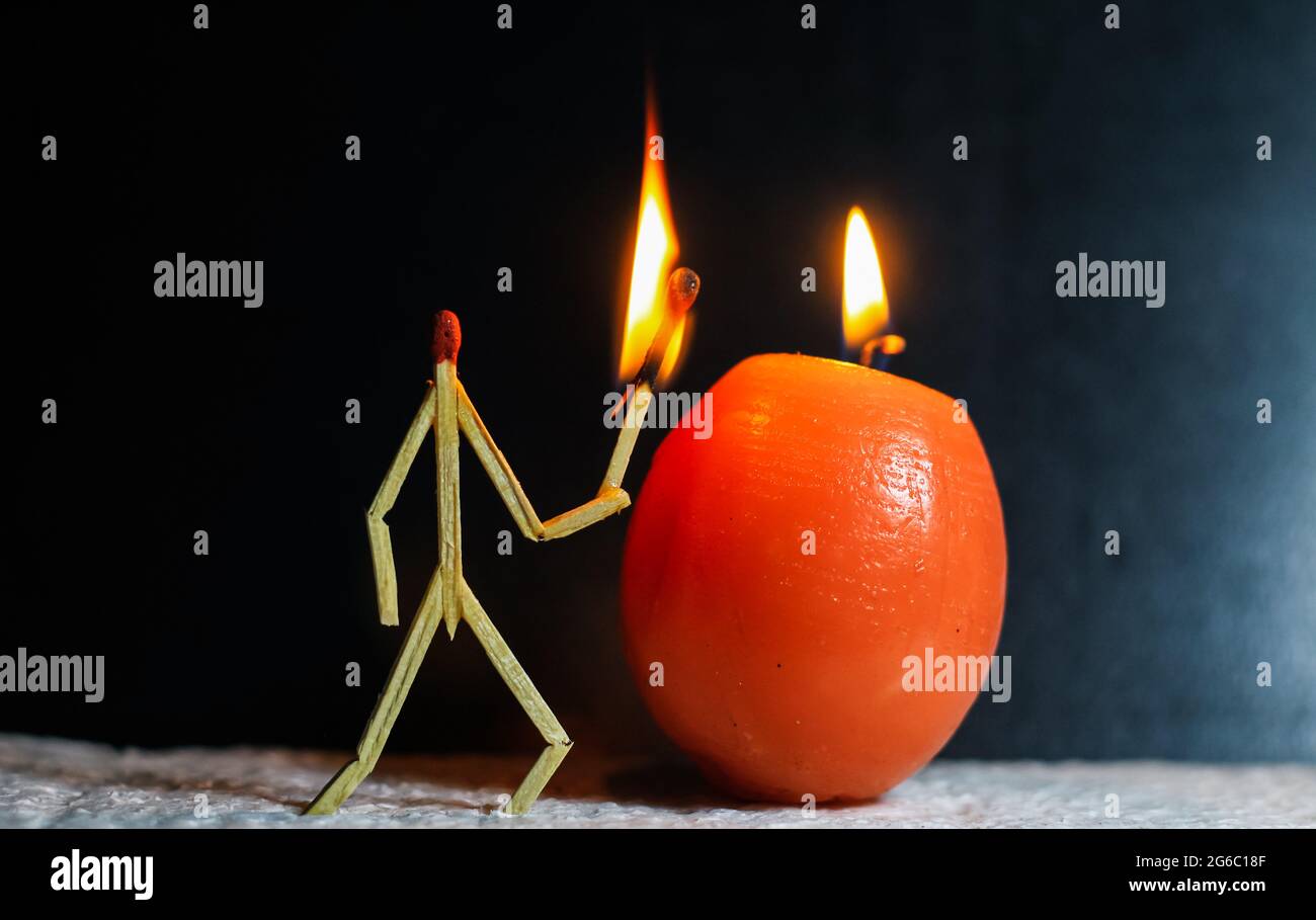 Lighting A Matchstick